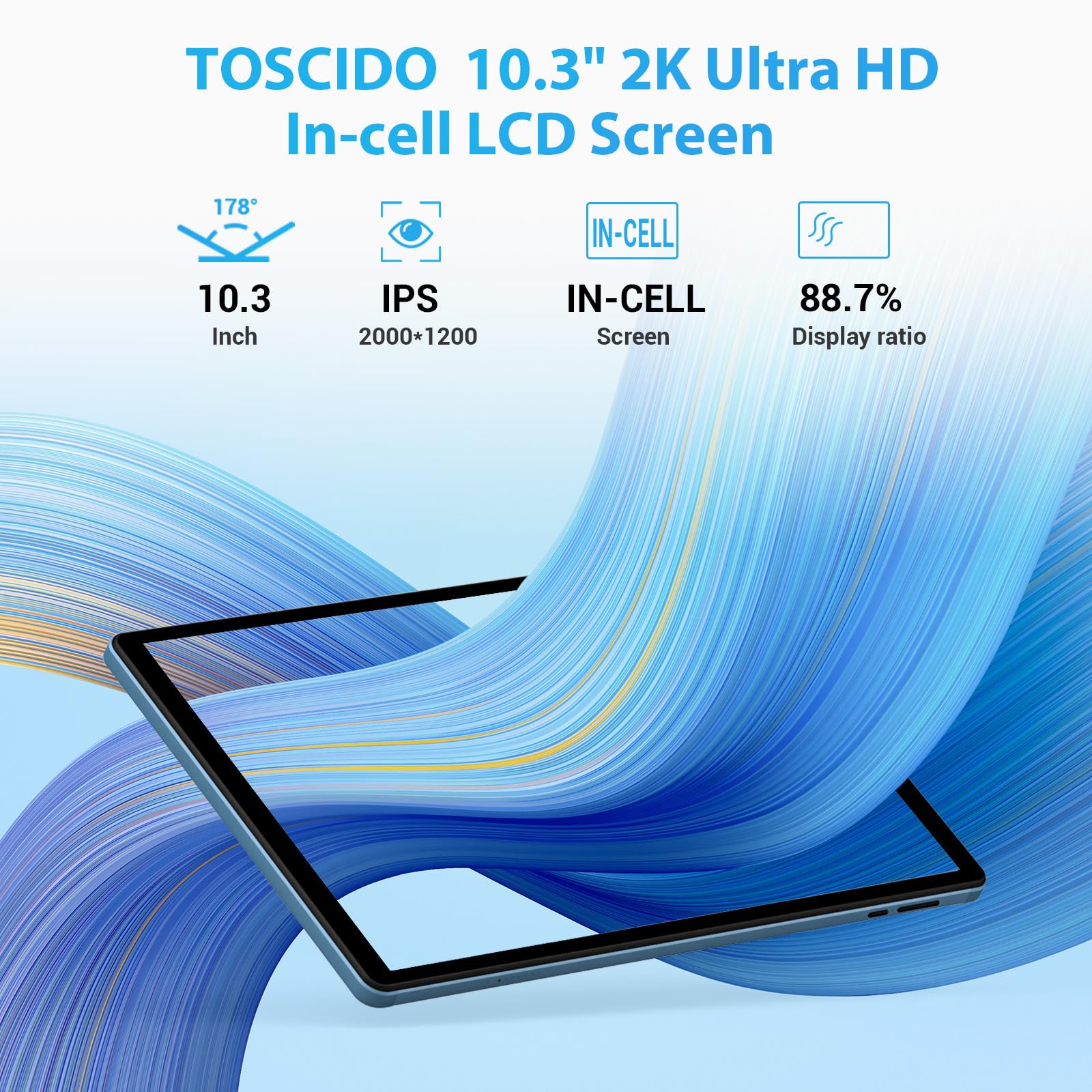 Snapklik.com : TOSCiDO L381 10.3-Inch Tablet