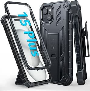 Amazon.com: FNTCASE for iPhone 15 Plus Case: Military Grade Drop Proof Cell Phone Cover with ...