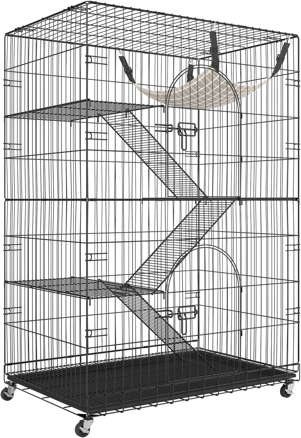 Amazon.com: VEVOR Cat Cage Indoor Catio Cat Enclosure, Large Cat House ...
