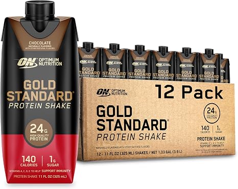 Amazon.com: Optimum Nutrition Gold Standard Protein Shake, 24g Protein ...