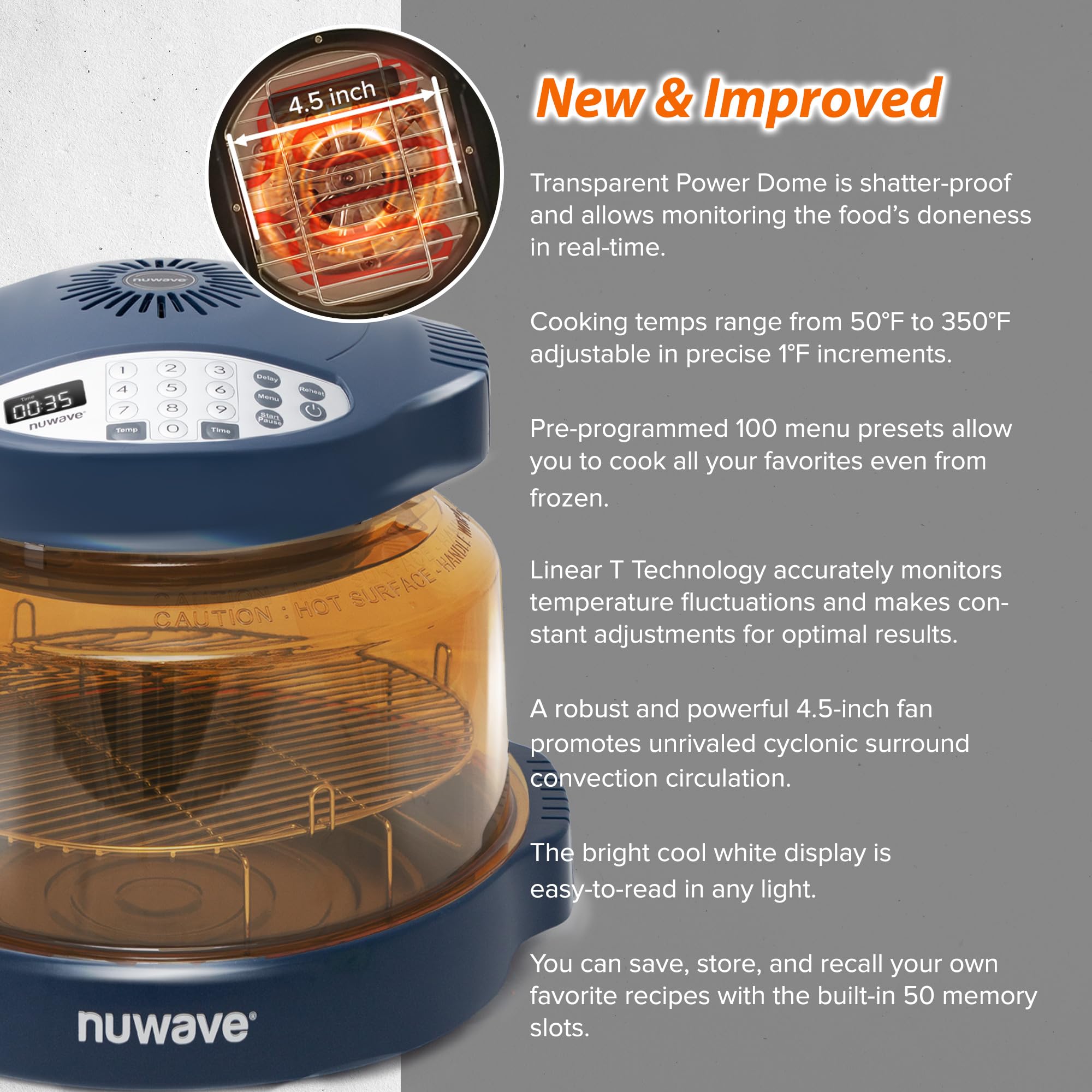 Off Brand New Wave Oven Grill & Bake Perfect Pizzas With The Nuwave