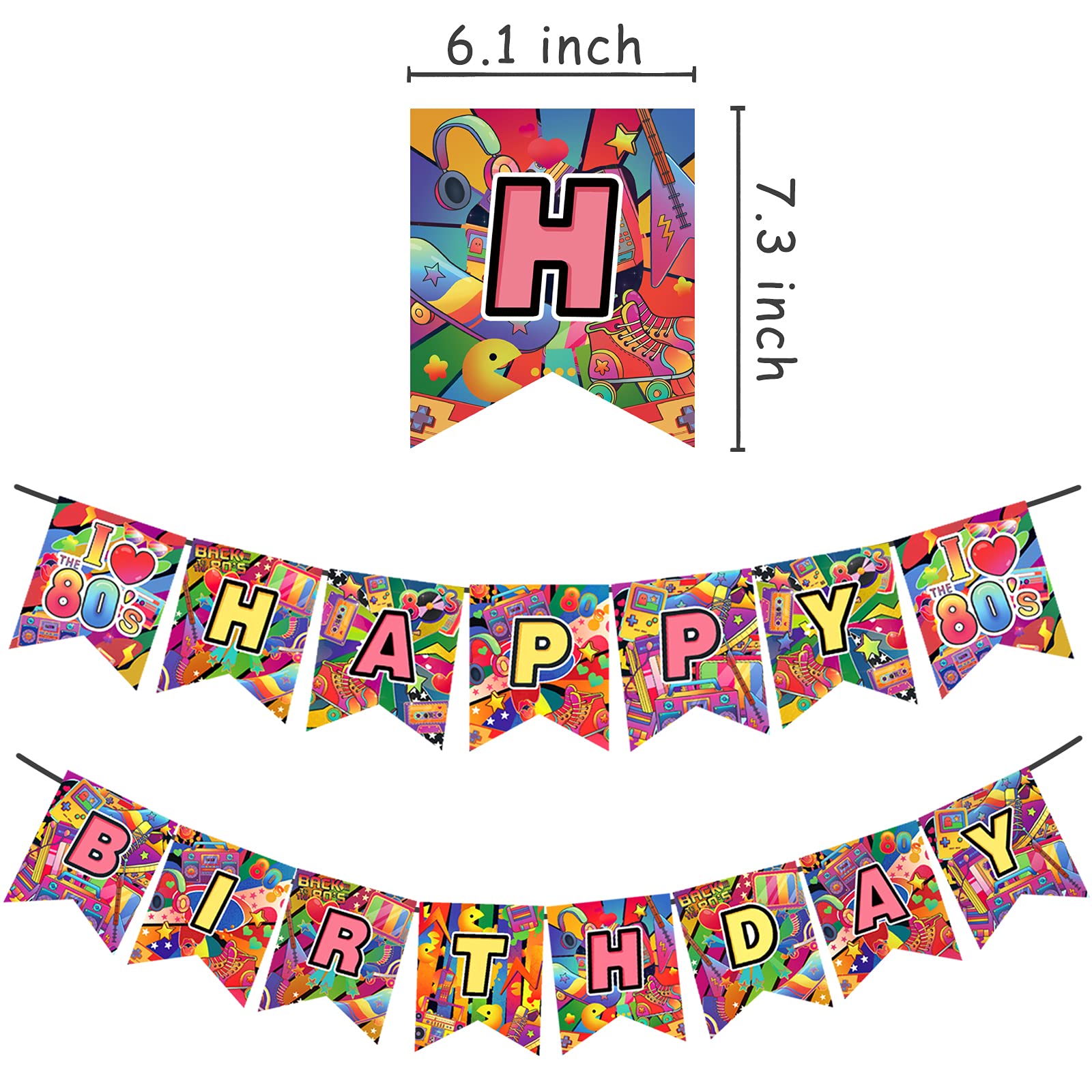 80s Party Decorations 80 s Retro Ceiling Streamers Birthday Banner 80s-party-decorations-80-s-retro-ceiling-streamers-birthday-banner