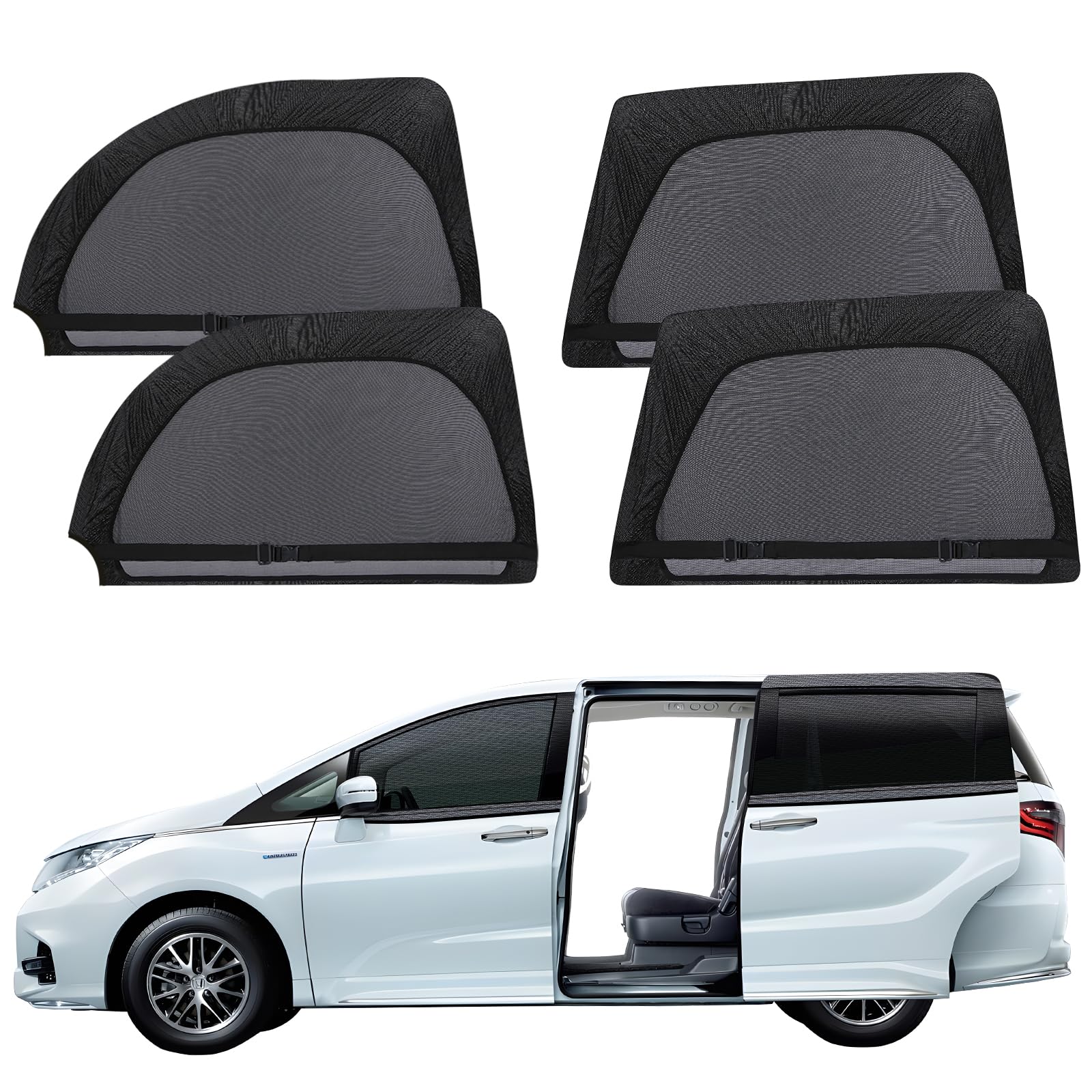 Amazon.com: ZATOOTO Car Window Screen for MPV Minivan Truck 4 Pack ...