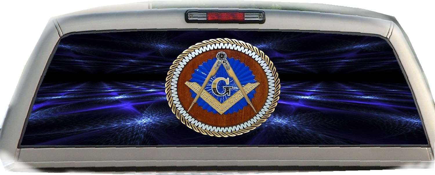 Amazon.com: Crabtree Signs Masonic #2-22 Inches-by-65 Inches- Rear ...