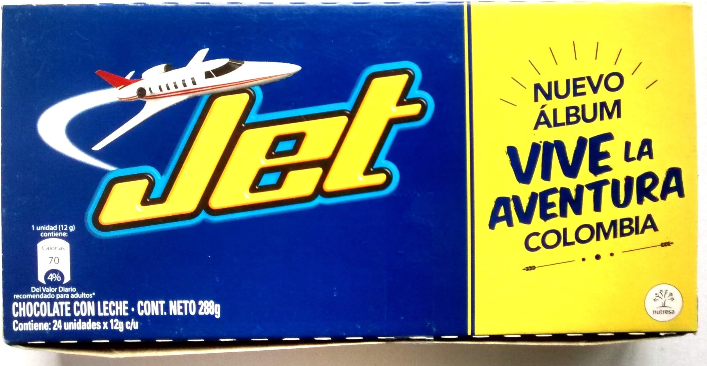 Amazon.com : Jumbo Jet Chocolates with Peanuts/ Chocolatina Jumbo Jet ...