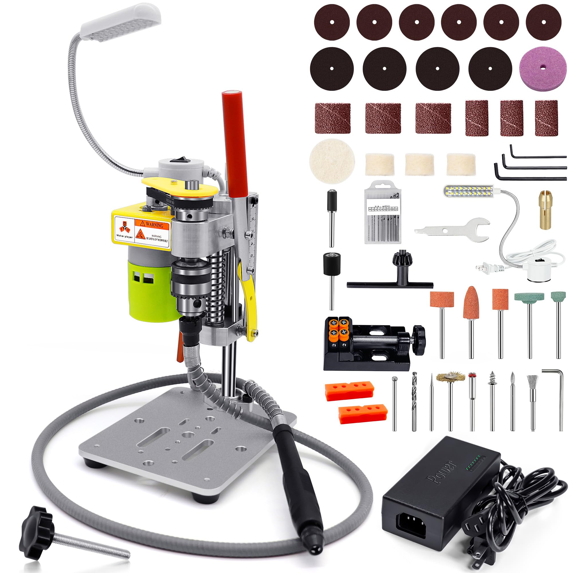 BERXOL Mini Drill Press, Benchtop Drill Press, Portable Electric ...