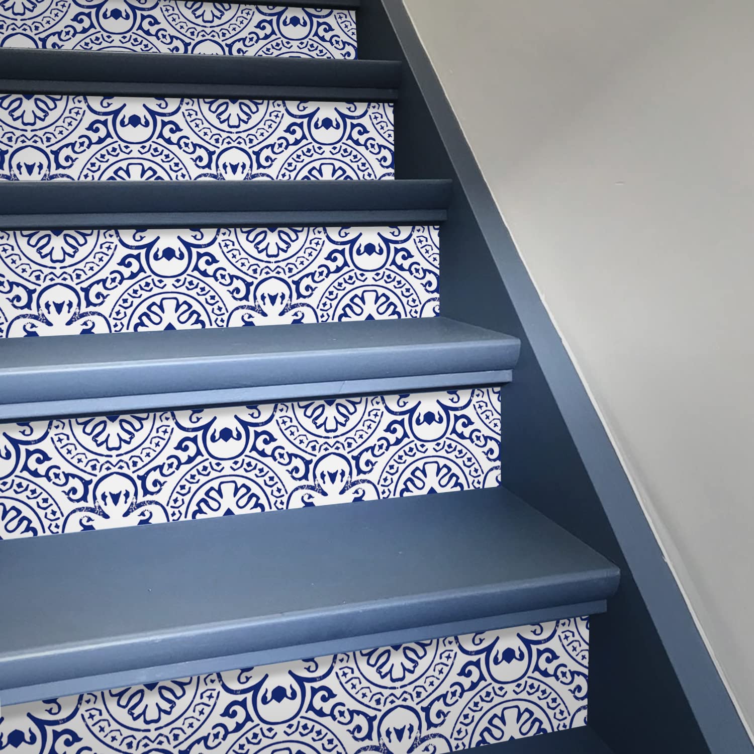 Amazon.com: funlife 13Pcs Retro Stair Riser Peel and Stick Vinyl Decals ...