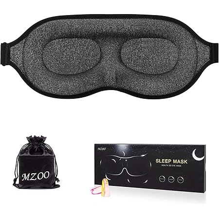 Amazon.com: MZOO Luxury Sleep Mask for Back and Side Sleeper, 100% ...