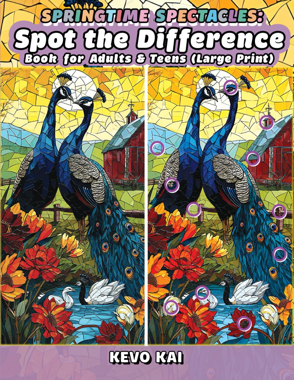 Amazon.com: Springtime Spectacles: Spot the Difference Book for Adults ...