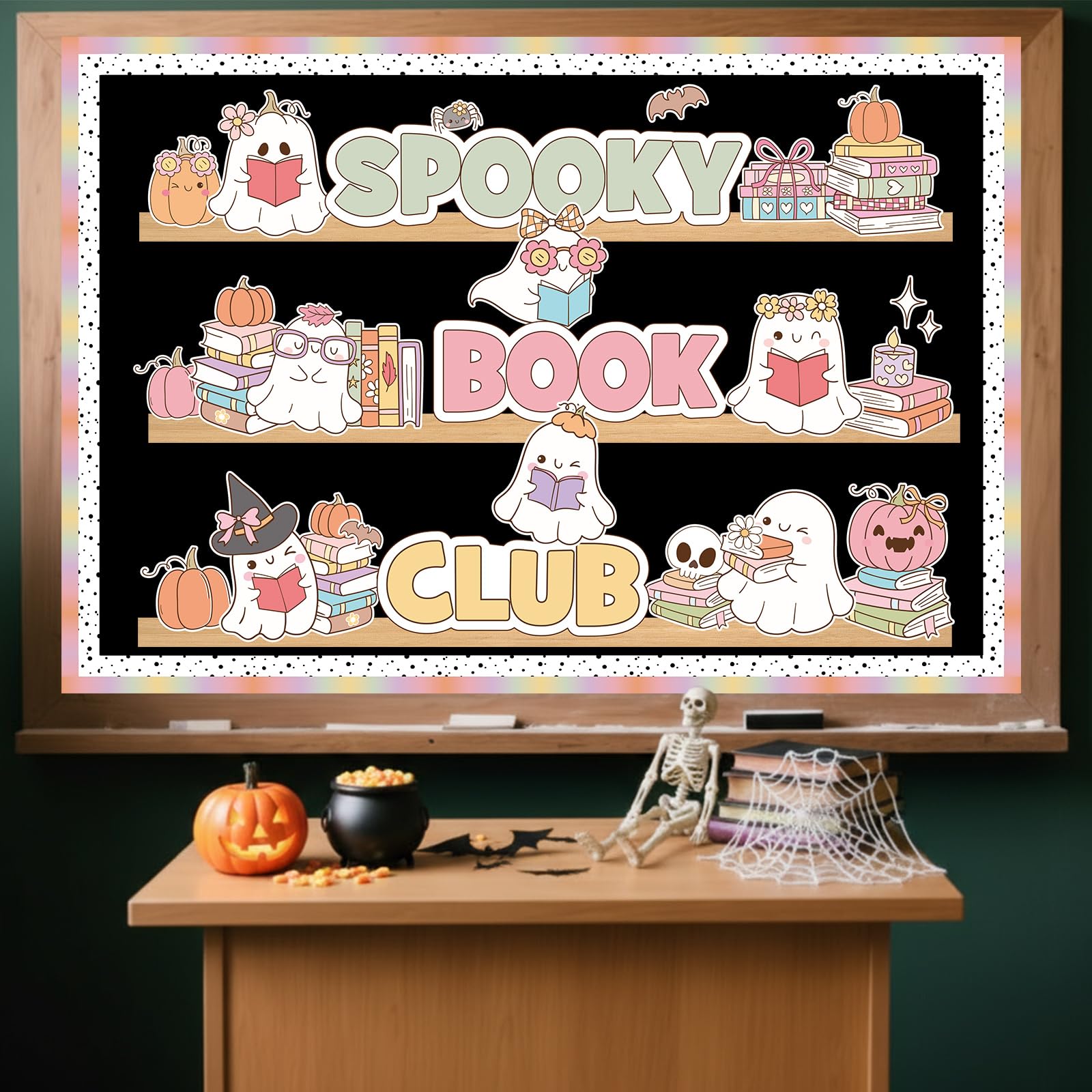 Snapklik.com : Pasimy Halloween Bulletin Board Decorations Set ...