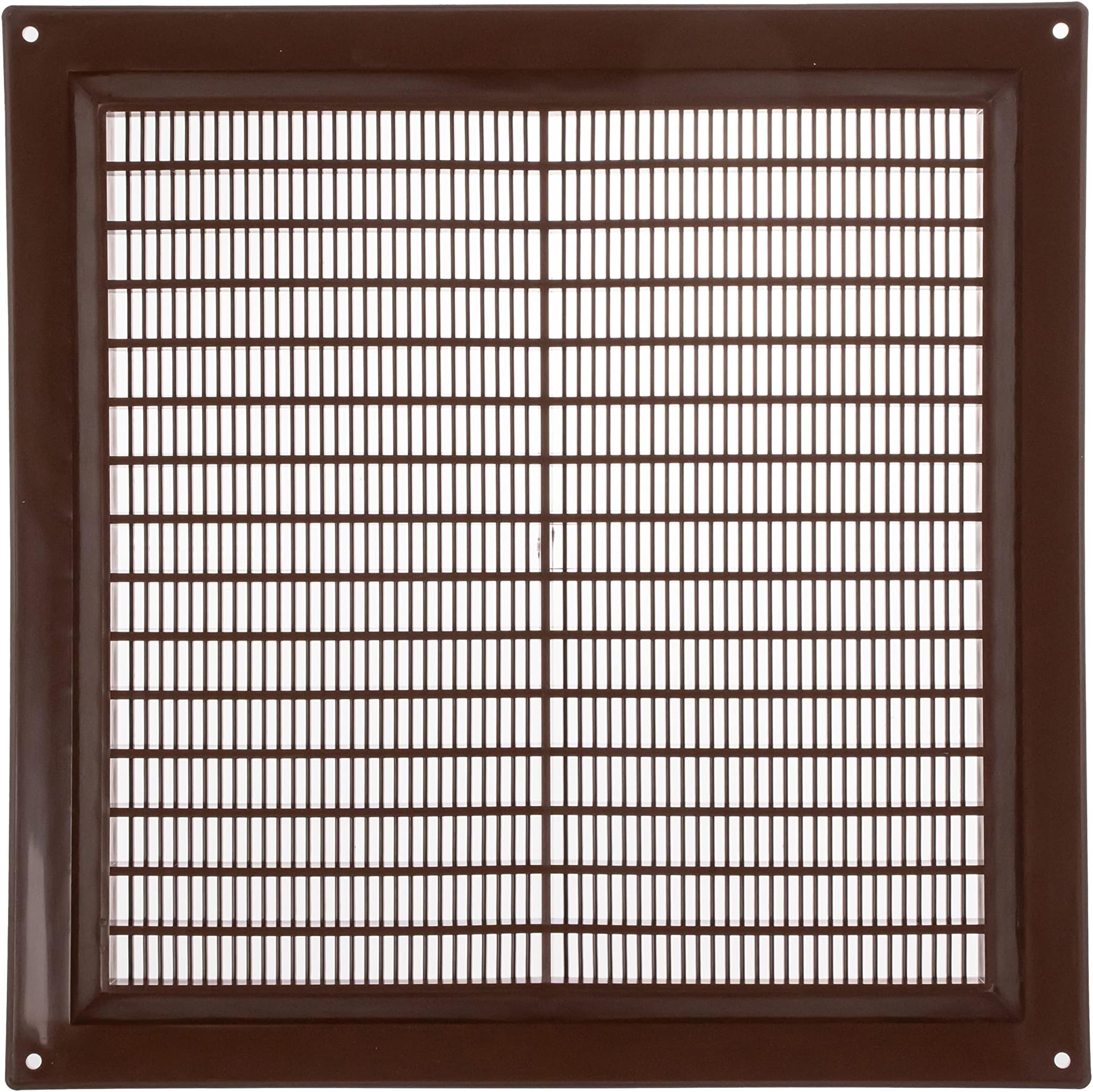 10" x 7" Inch White Plastic Ventilation Grille with Insect Mesh. HVAC ...