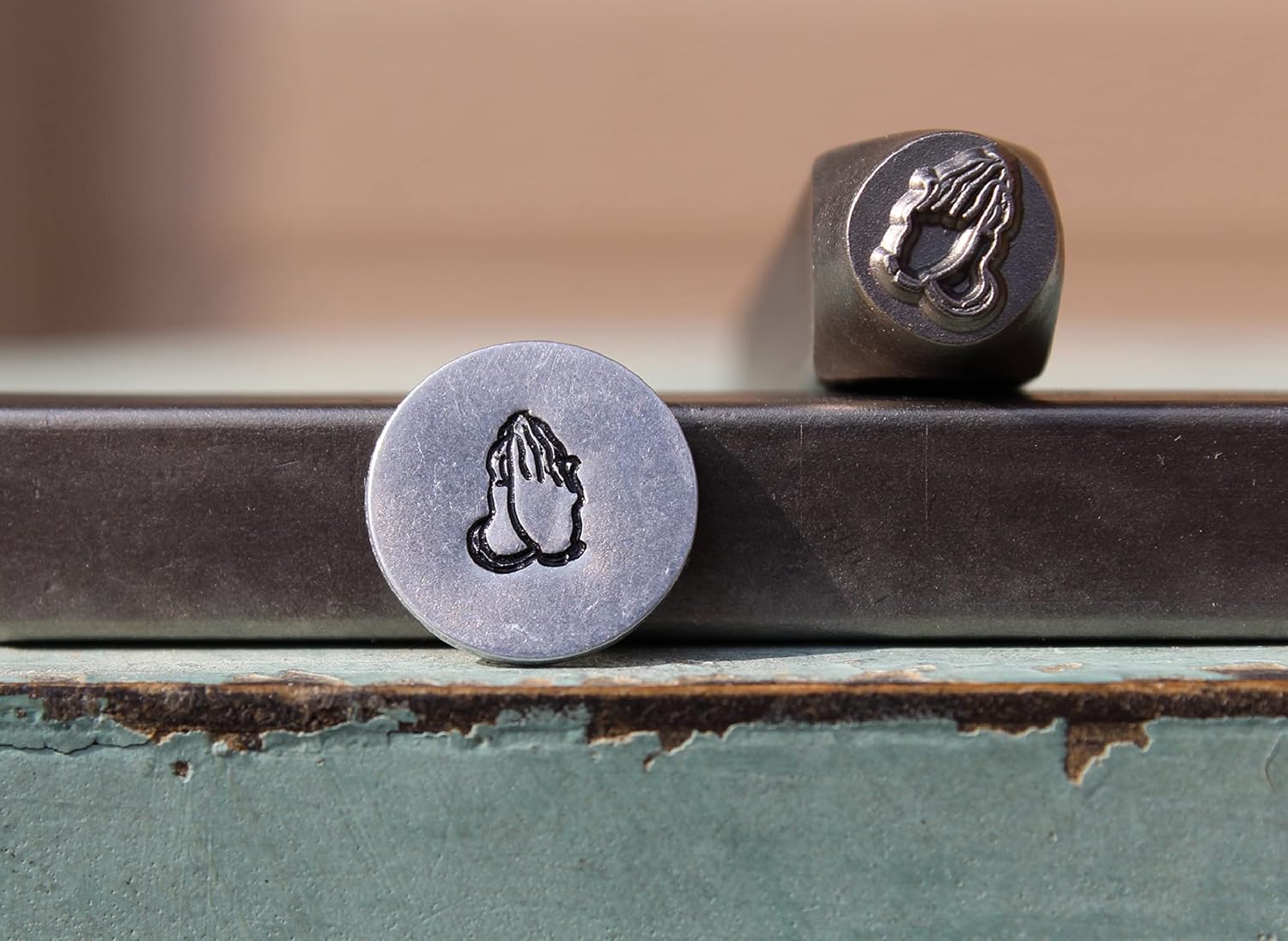 Amazon.com: 6mm Praying Hands Metal Punch Design Stamp - Supply Guy ...