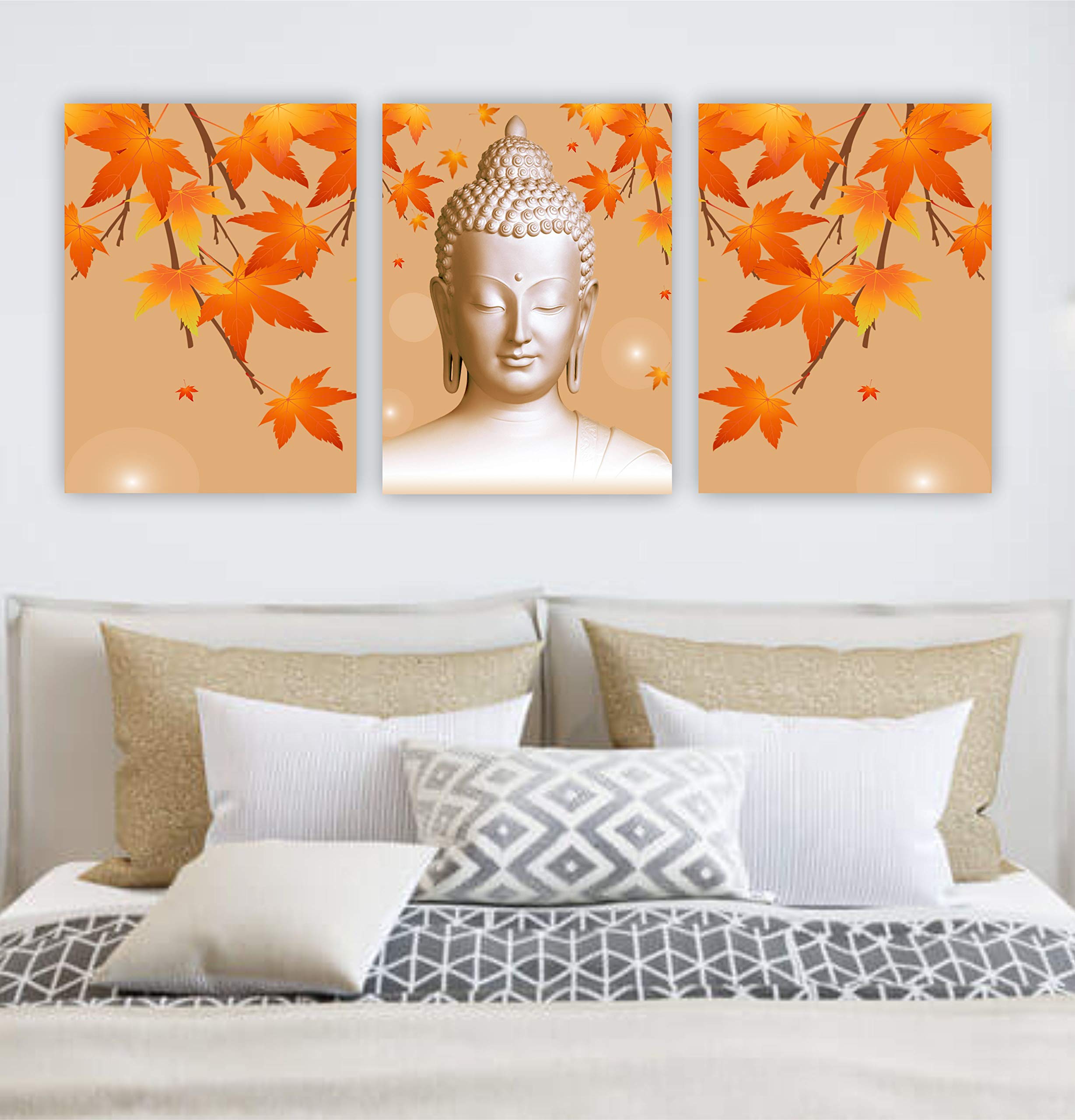 Buy Decor Production Multiple Frames Split Art Texture MDF Wall ...