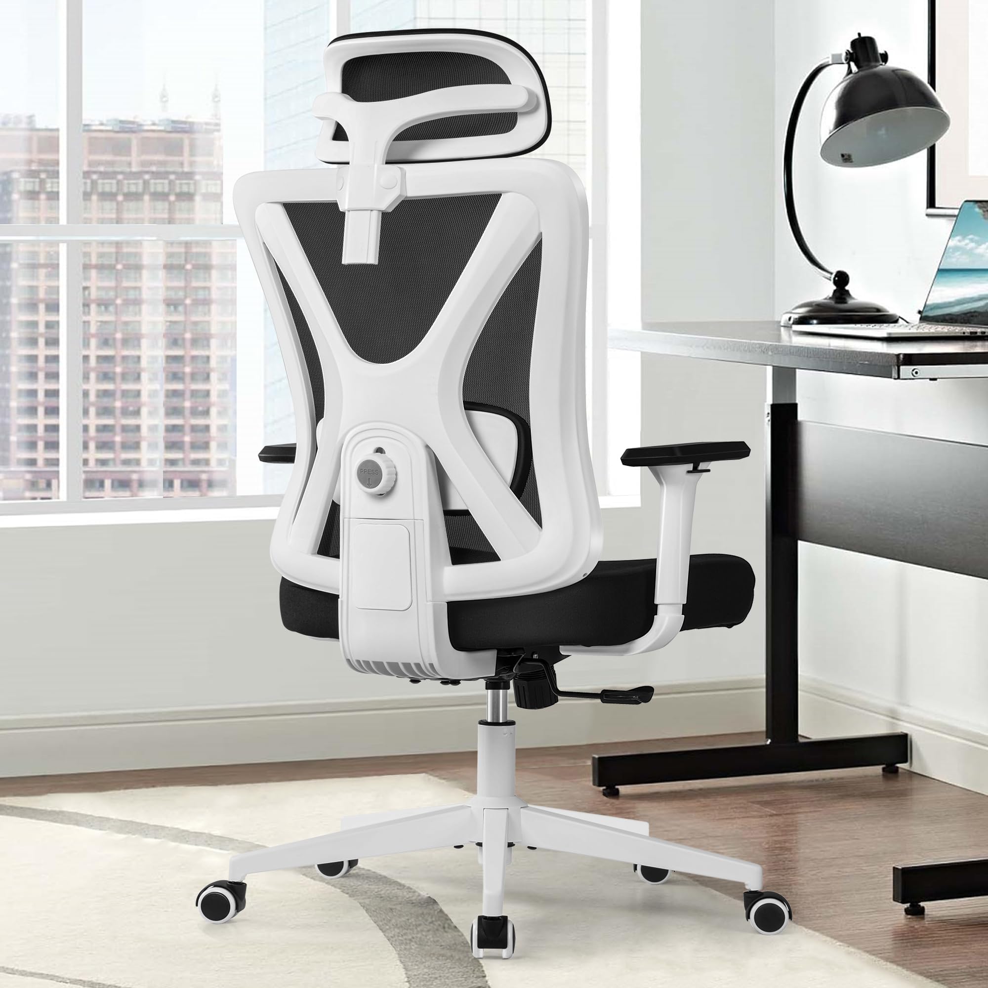 KERDOM Office Desk Chair,Ergonomic Swivel Chair with Adjustable ...