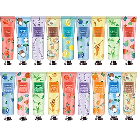 Amazon.com : 20 Packs Hand Cream Gifts Set,Natural Plant Fragrance Hand ...