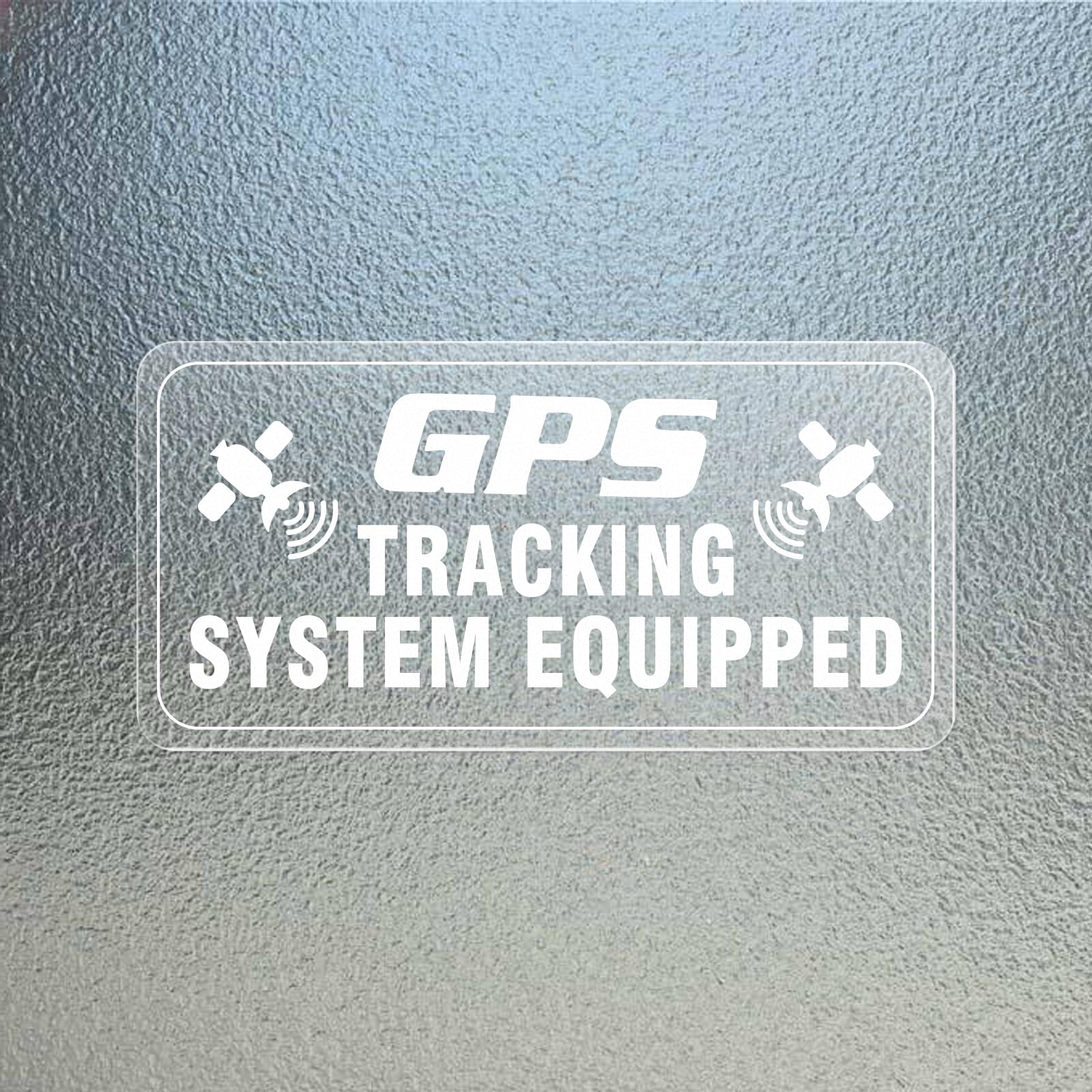 Snapklik.com : GPS Tracking System Equipped Car Sticker 4 2 Inches Self ...