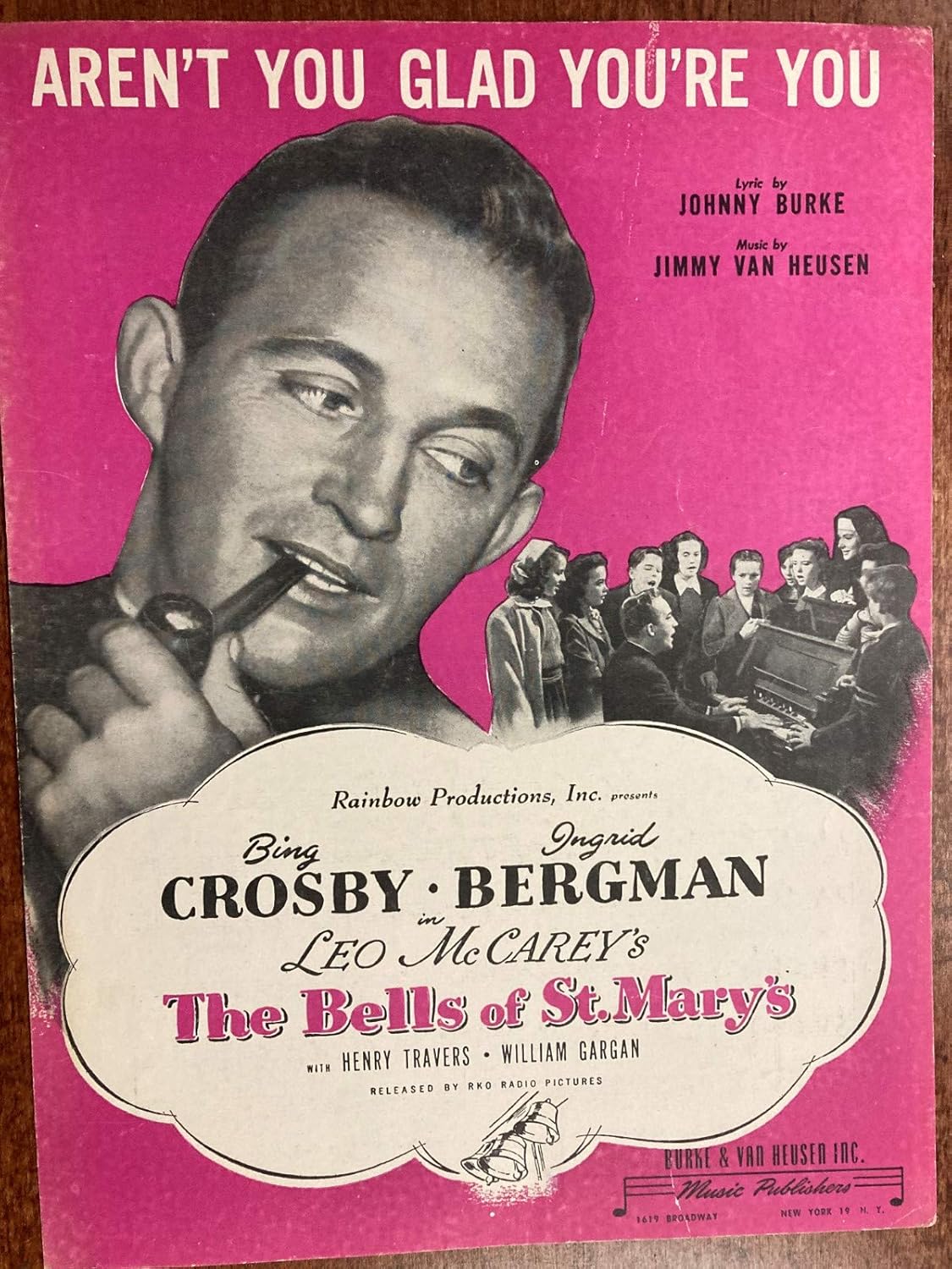 Amazon.com: AREN'T YOU GLAD YOU'RE YOU (Johnny Burke and Jimmy Van ...