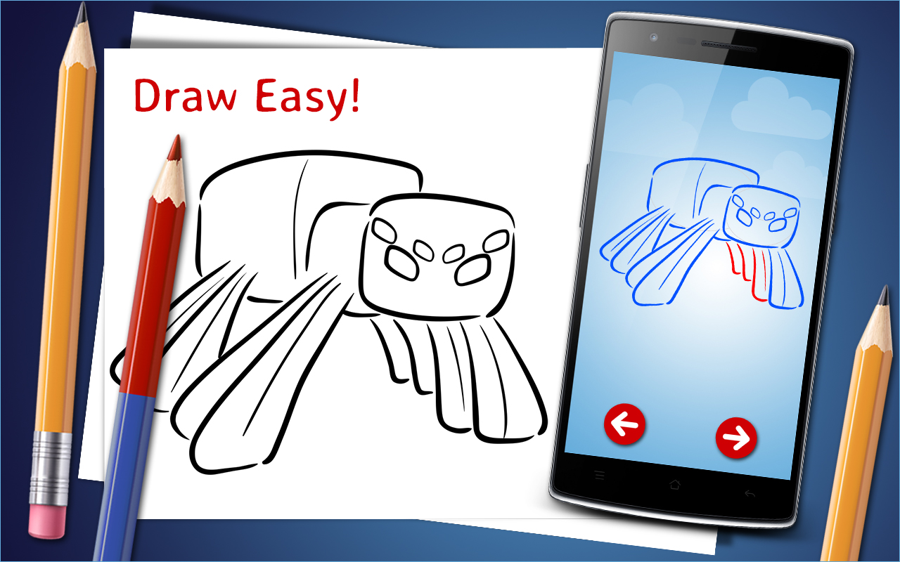 How to Draw Minecraft step by step Drawing App - App on Amazon Appstore