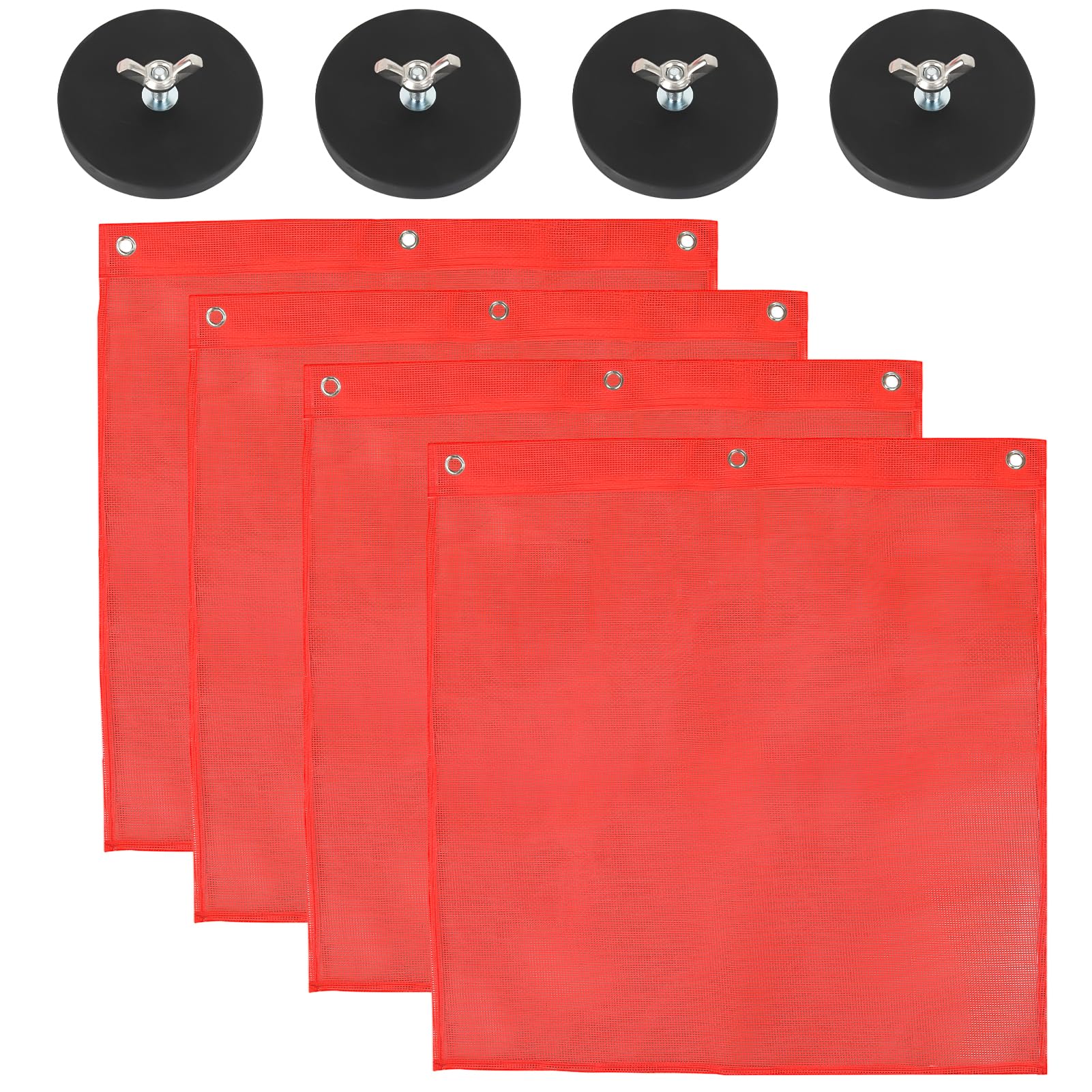 Amazon.com: NVAAV Heavy Duty Magnetic Safety Flags for Trucks (Pack of ...