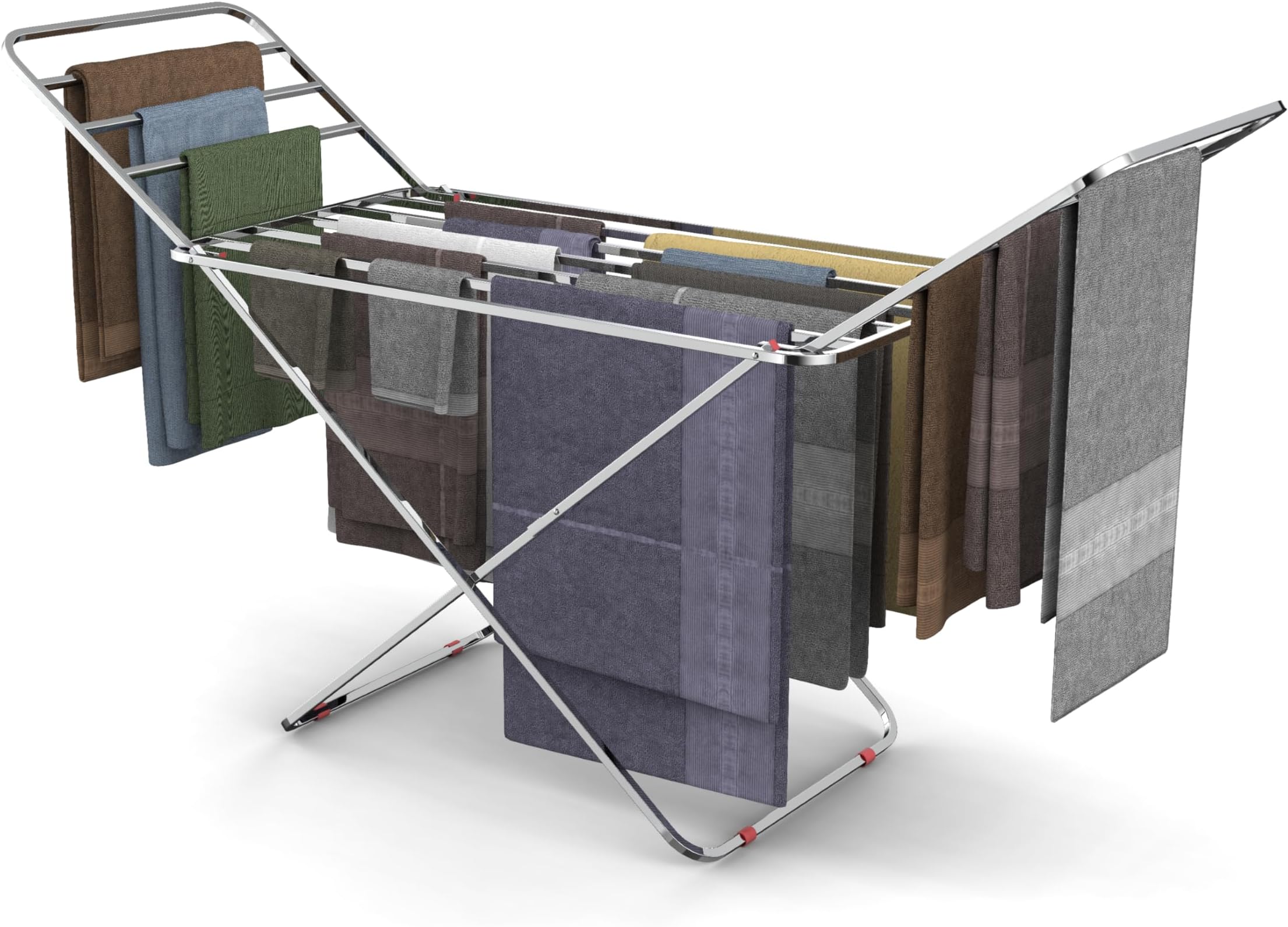 DRY LINE Basic - Folding Cloth Drying Stand/Cloth Dryer Stand with ...