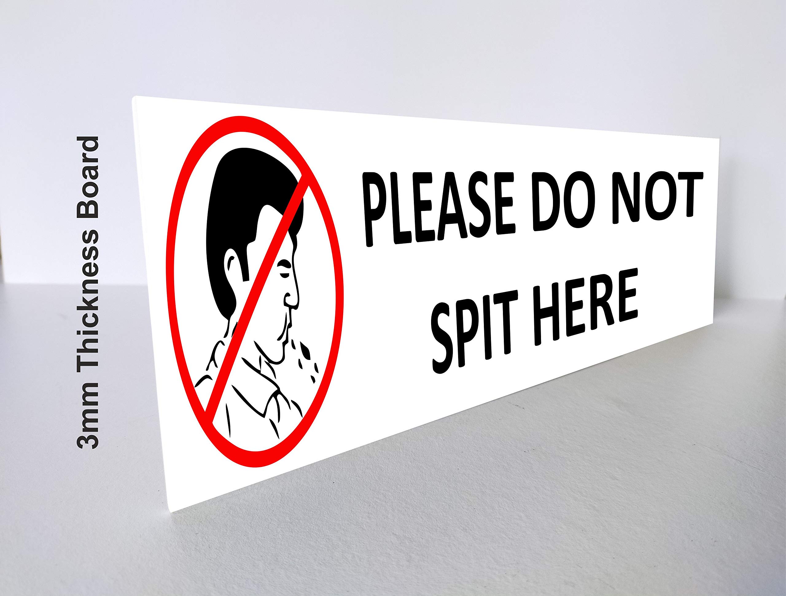Buy SIGN EVER Please Do Not Spit Here Signboards Bank Office Factory ...