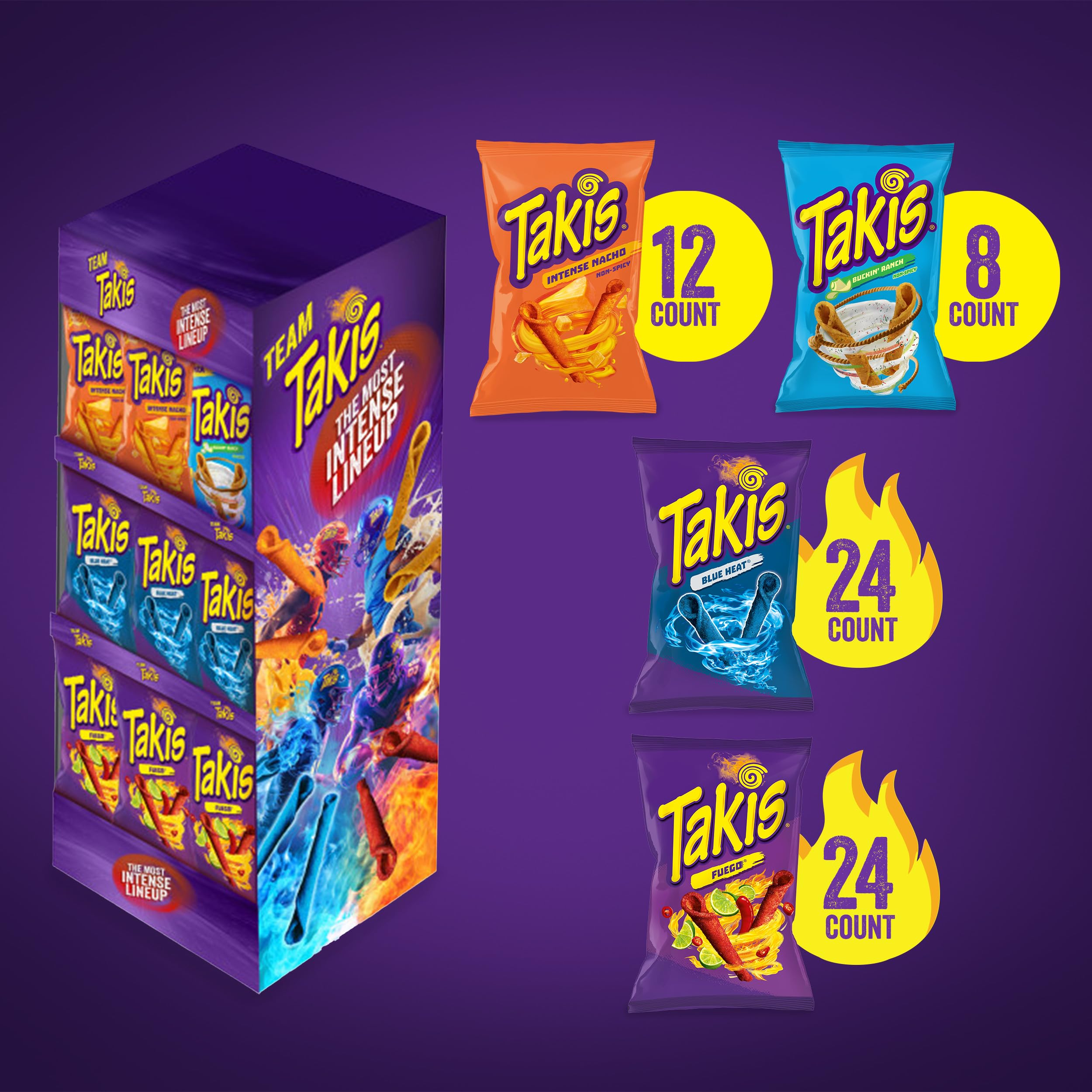 Snapklik.com : 72 Ct, 9.9 Oz Sharing Size Game Day Display Shipper ...