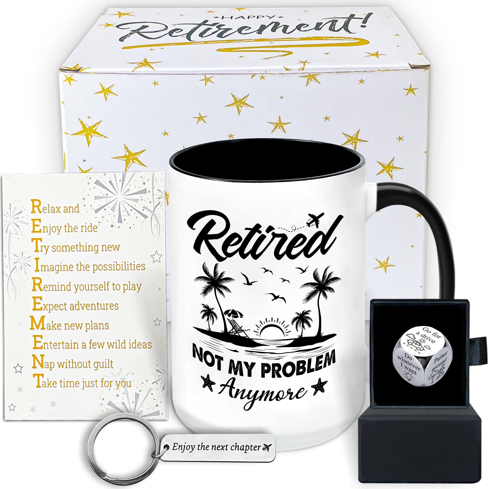 Amazon.com: Funny Retirement Gifts for Women Men Dad Mom 2024, Happy ...