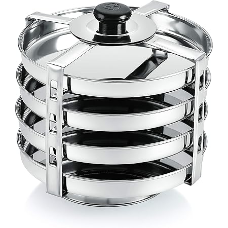 Komal Stainless Steel Dhokla Stand Suitable for Inner Lid Cooker,4 ...