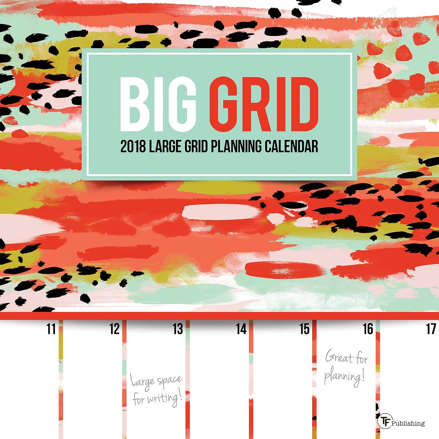 Amazon.com: Big Grid 2018 Calendar: 9781683750420: Time Factory: Office ...