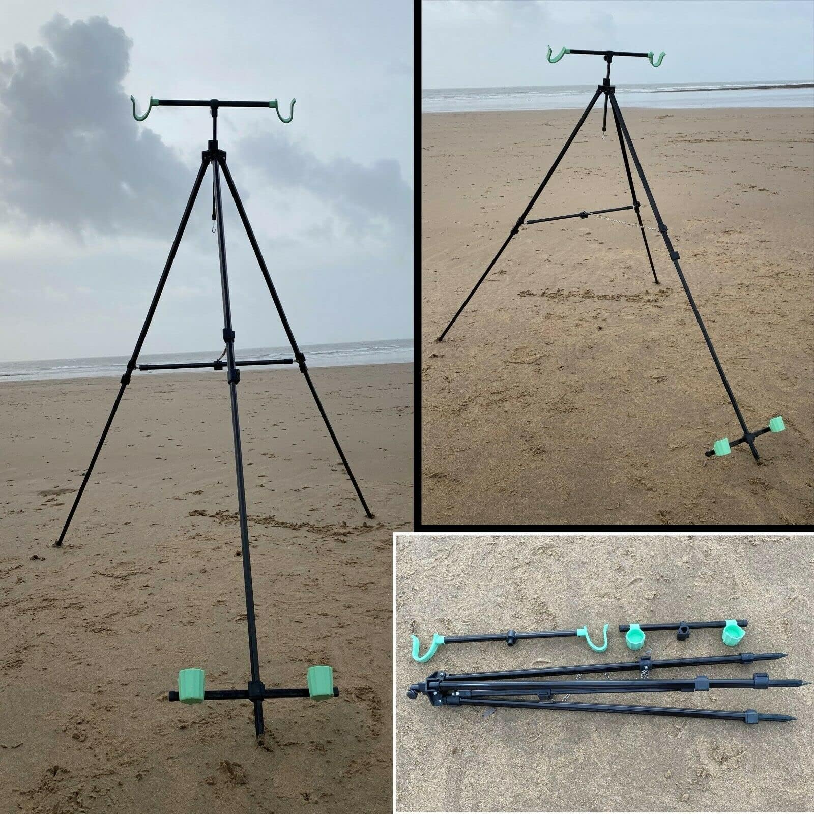 Leeda Icon Extra Wide Sea Fishing Tripod For F/S: Amazon.co.uk: Sports ...