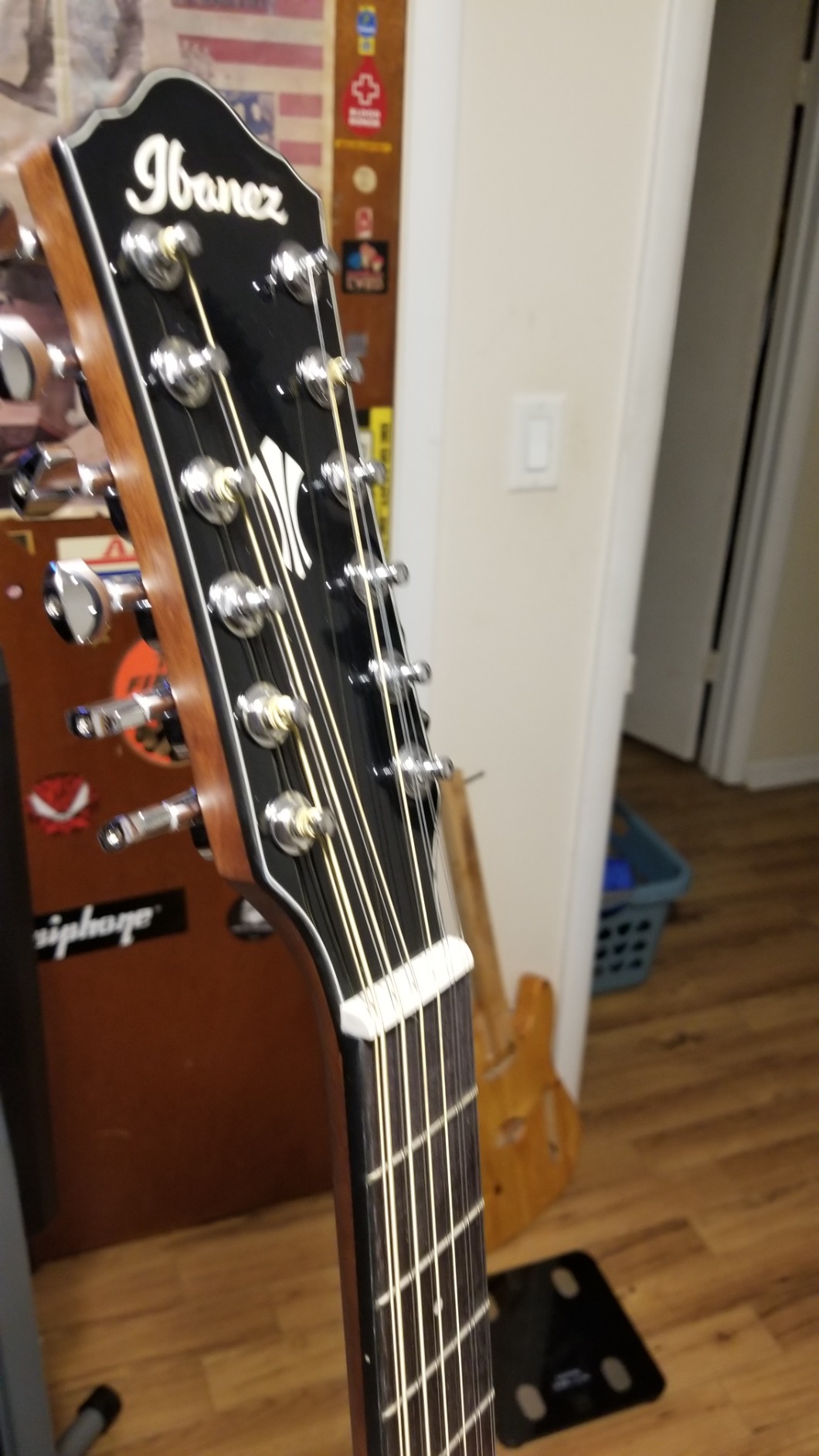 $27/mo - Finance Ibanez AEG 12-String Acoustic-Electric Guitar (Dark ...
