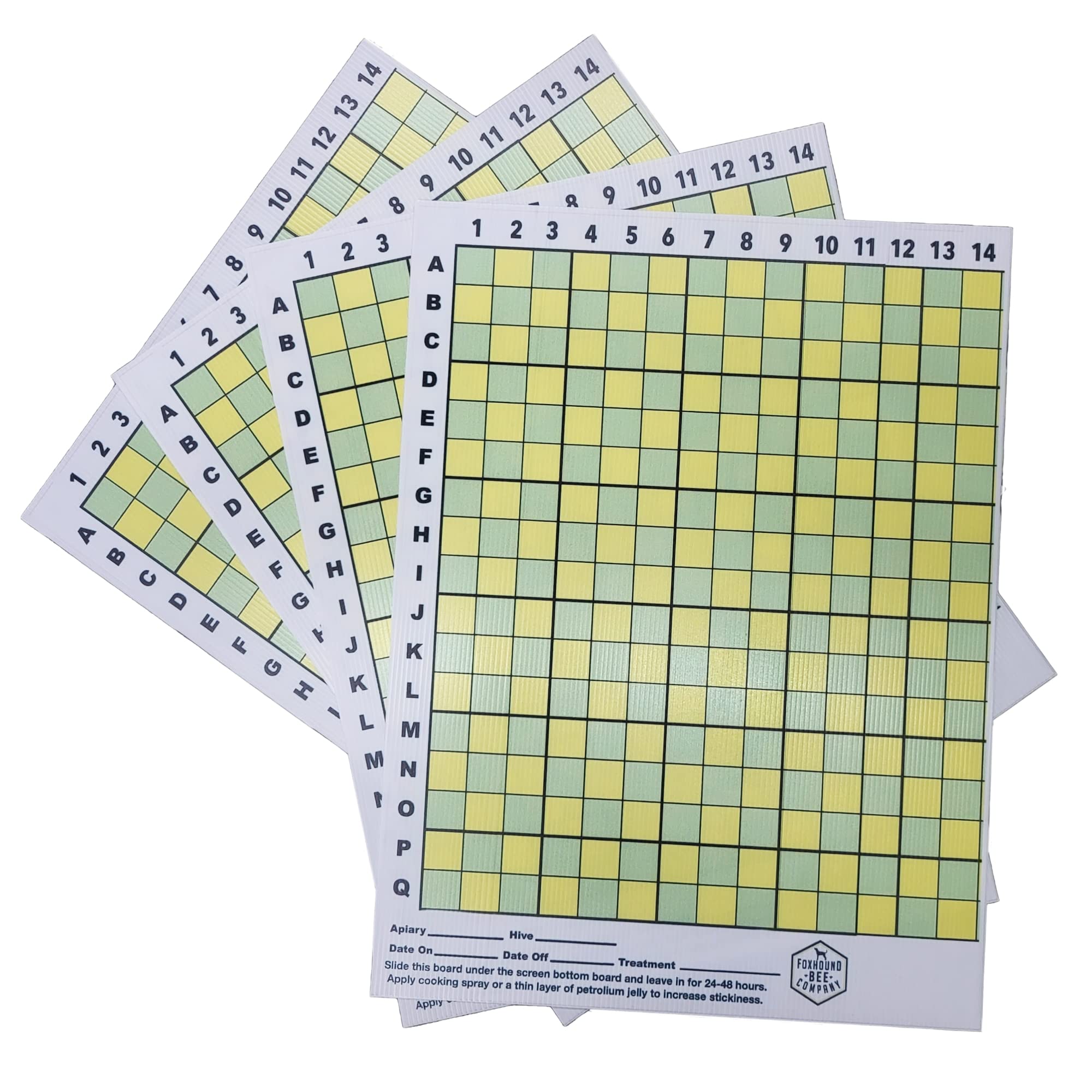 Amazon.com : Varroa Mite Counting Board for Monitoring Mite Drop or ...