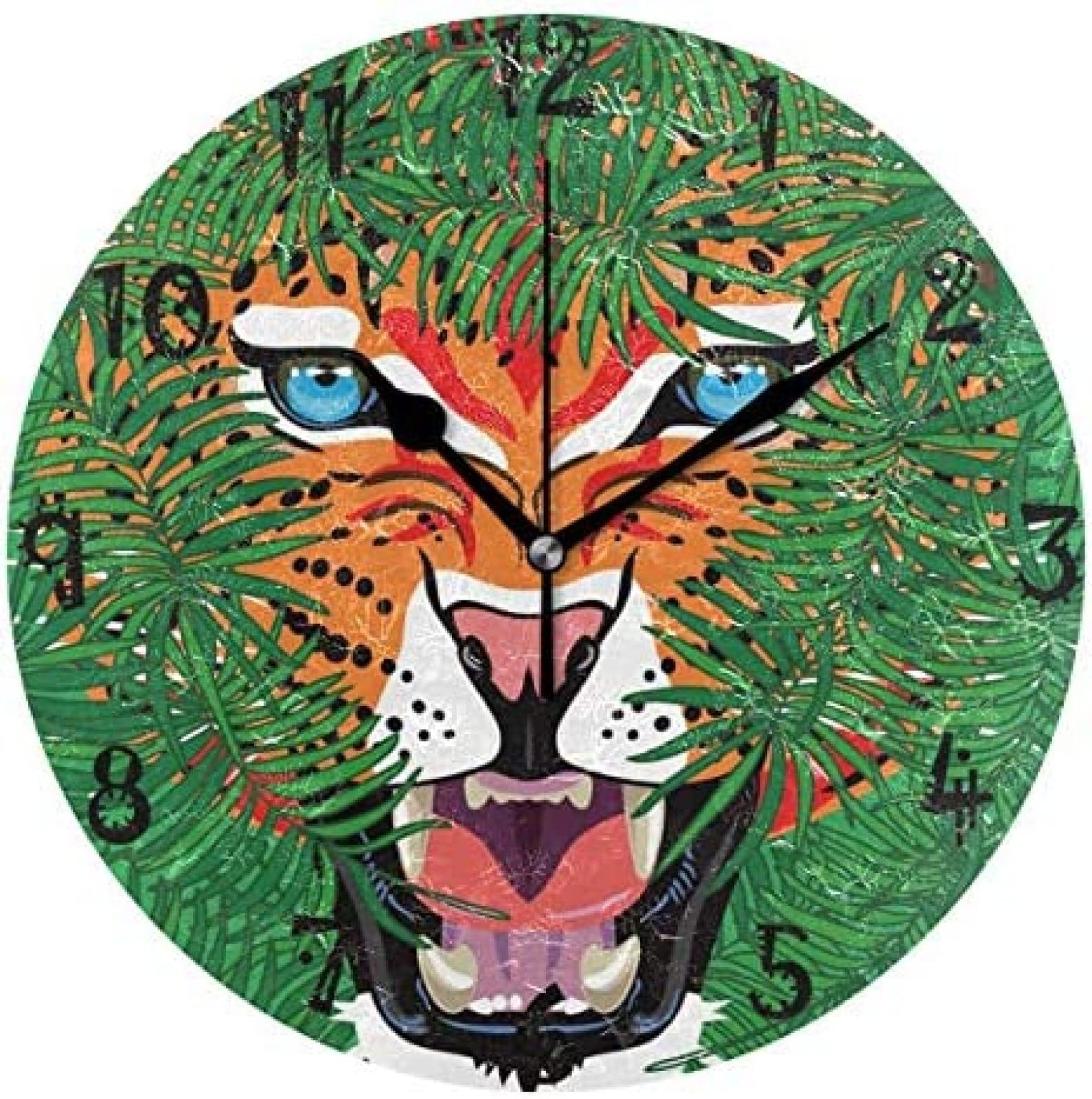 Green Tiger Face
