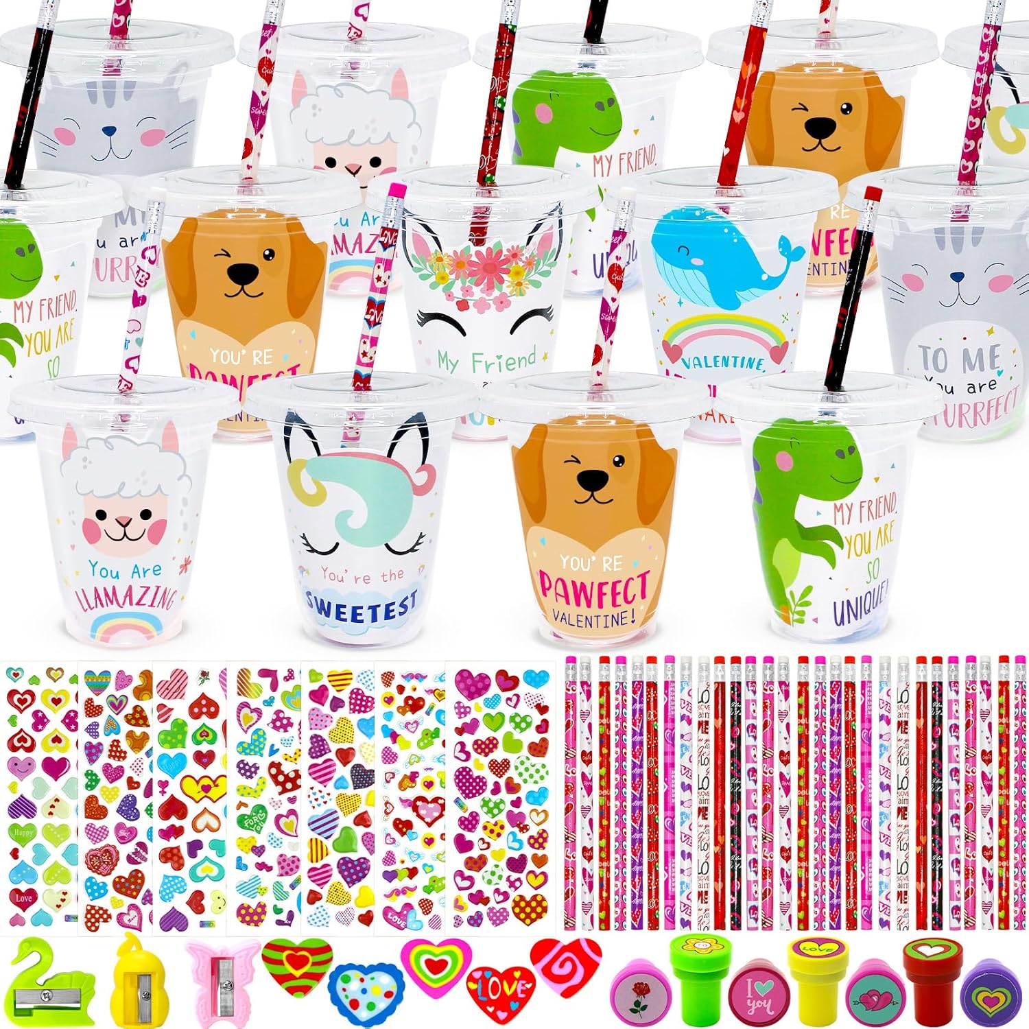 Amazon.com: Hifunwu 28 Sets Valentines Day Gifts, Valentine's Day ...