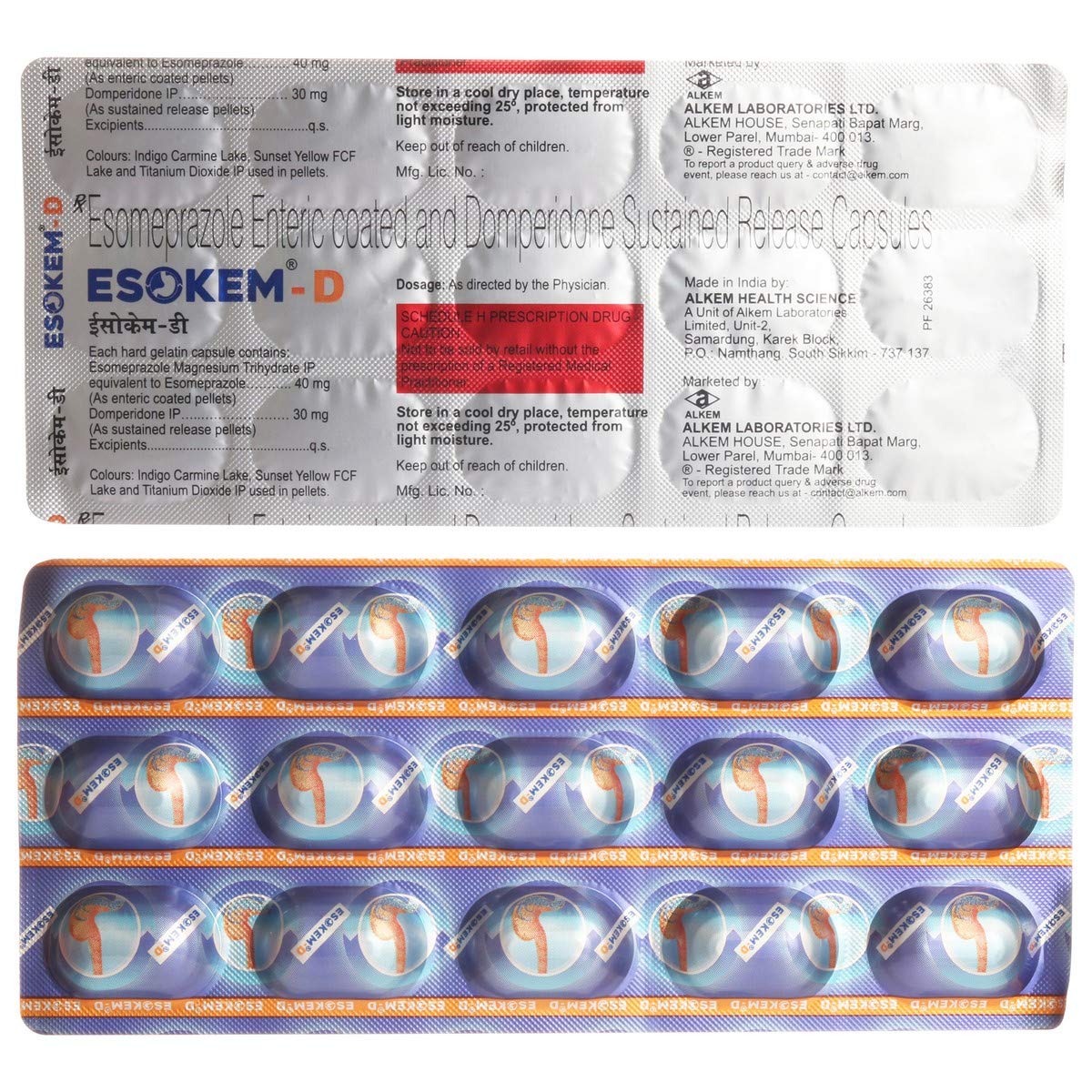 Esokem-D - Strip of 15 Capsules : Amazon.in: Health & Personal Care