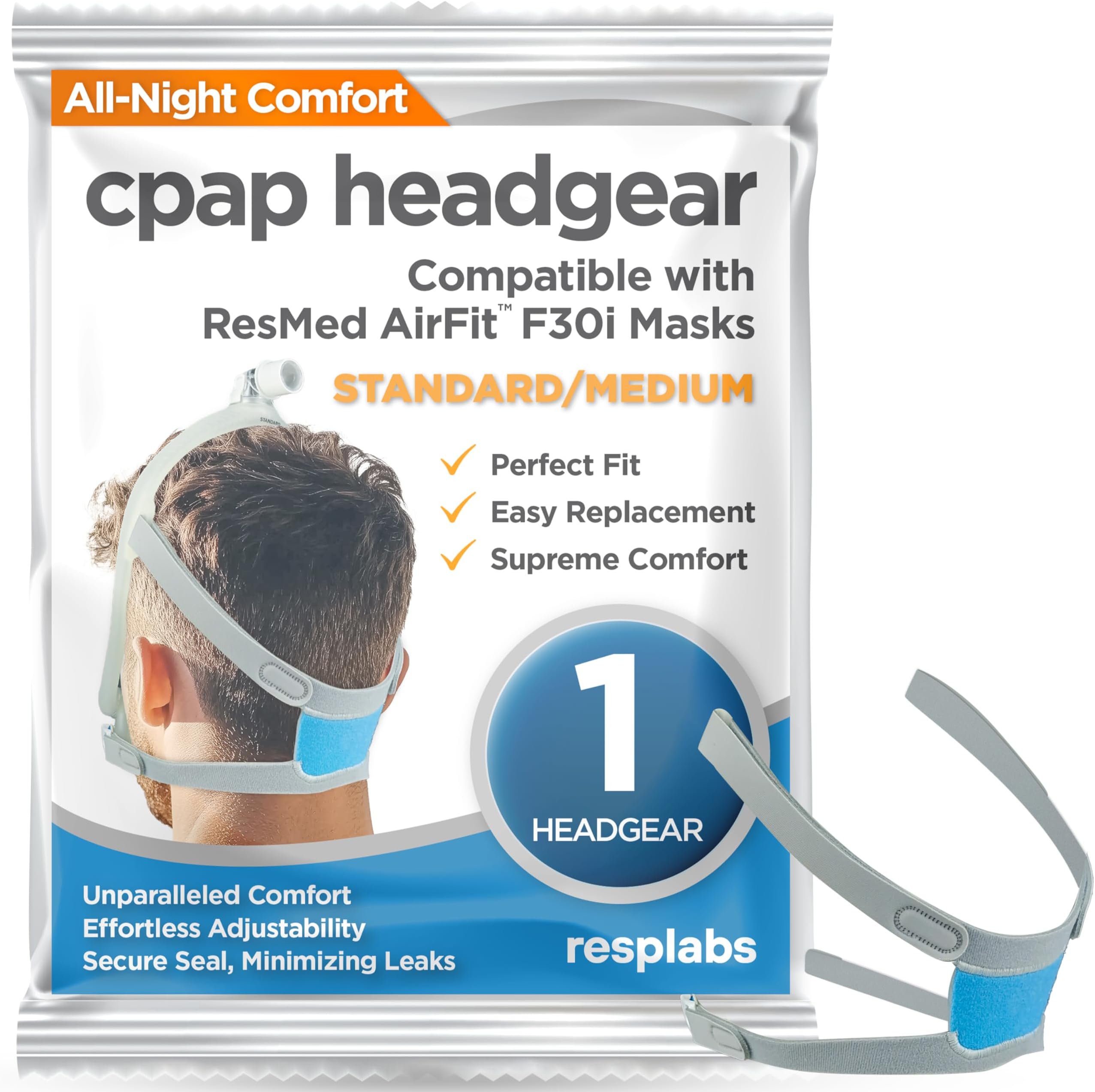 Amazon.com: resplabs CPAP Comfort Liner - cpaphat Ultra-Soft Head ...