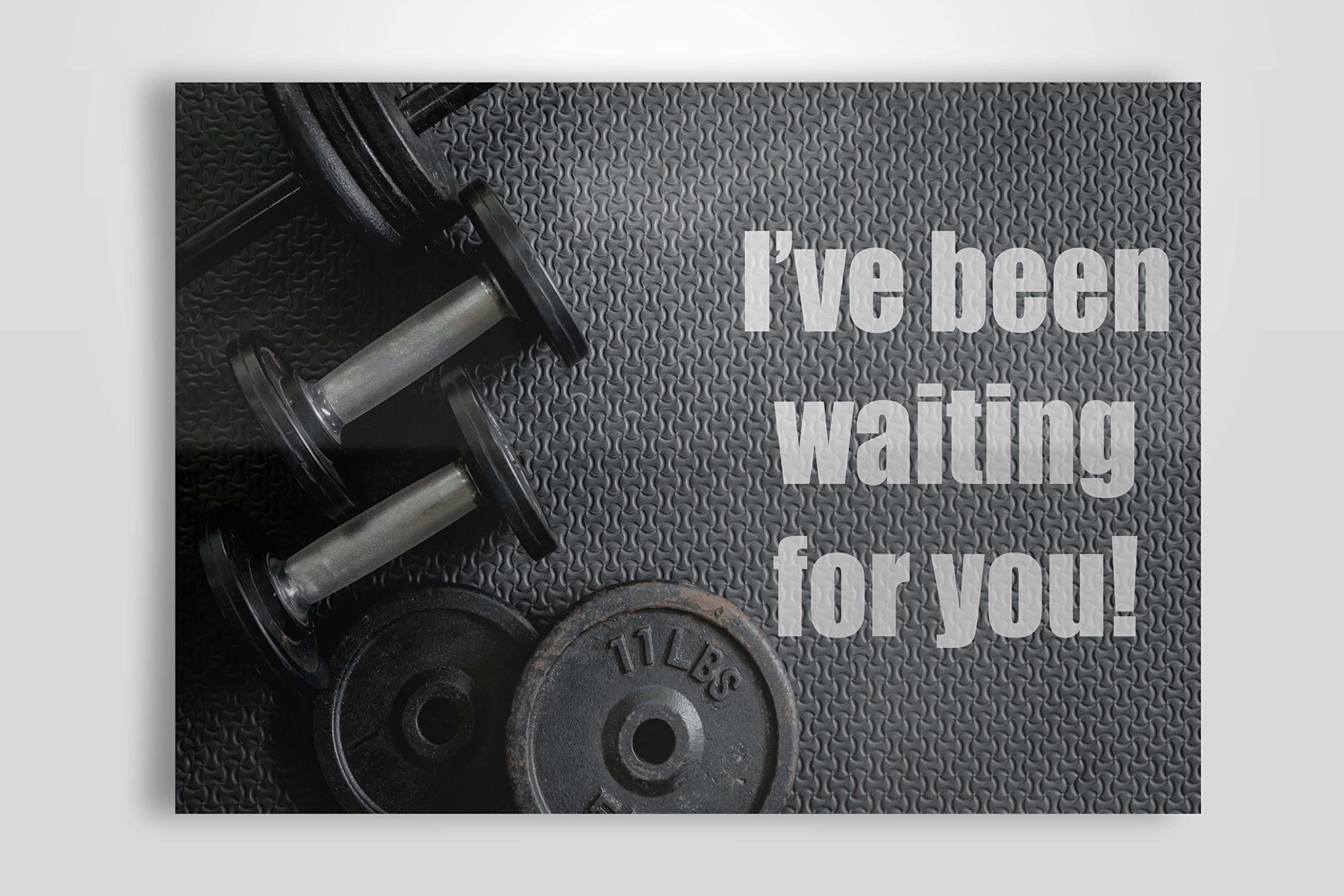 Amazon.com: EzPosterPrints - Bodybuilding Men Girl Fitness Workout ...