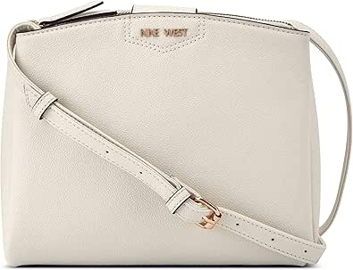 Amazon.com: Nine West Jorie Mini Jet Set Crossbody, Crema Chic, Crema ...