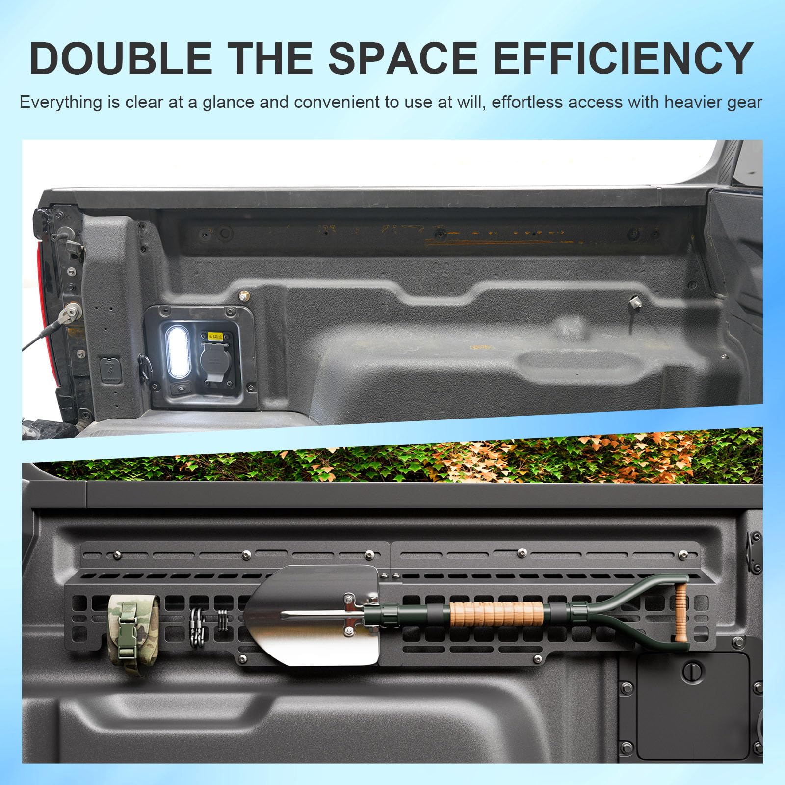 Snapklik.com : SZYANG Side Bed Molle Panel Compatible
