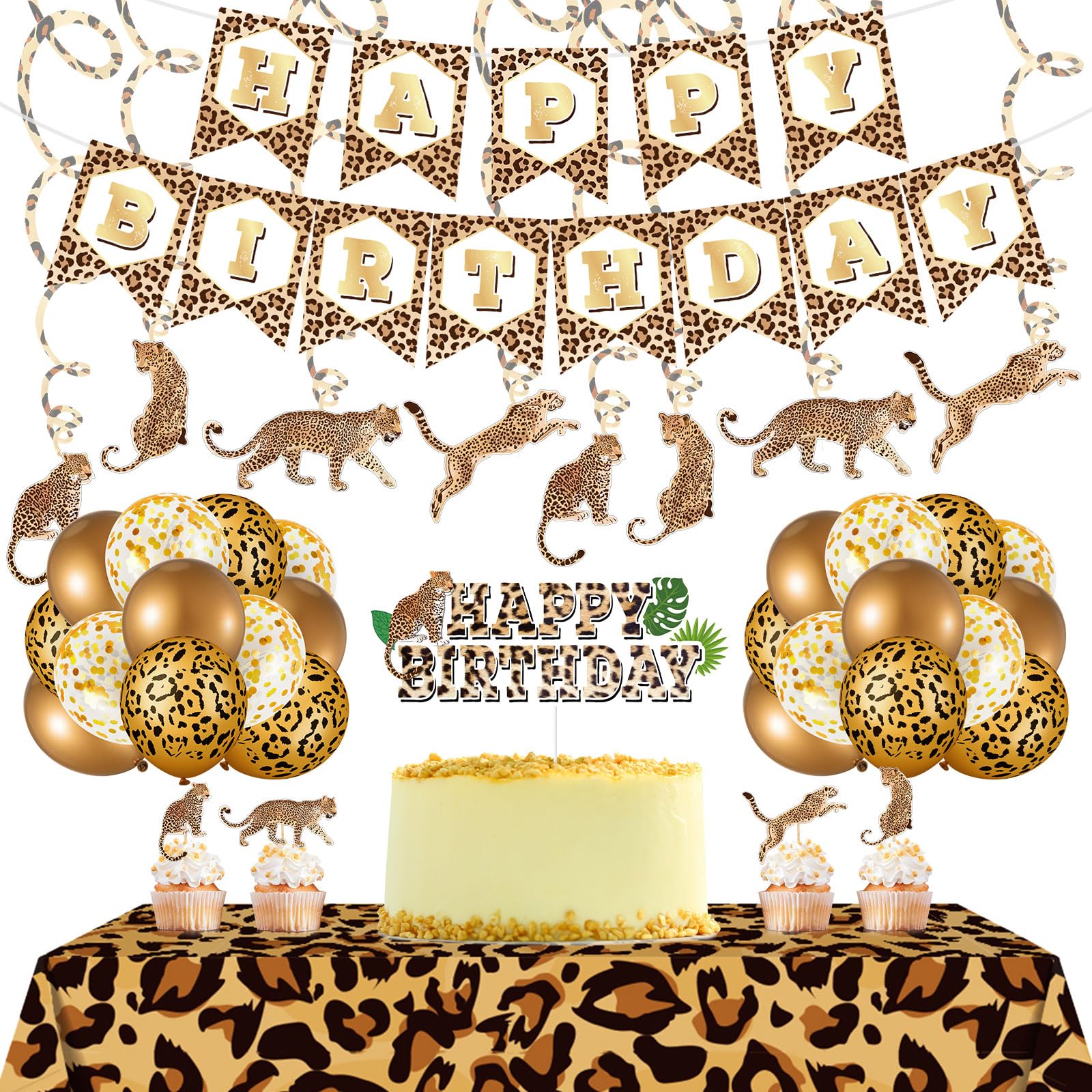 Happy Birthday Leopard Print Themes Pin On Girl Party Ideas