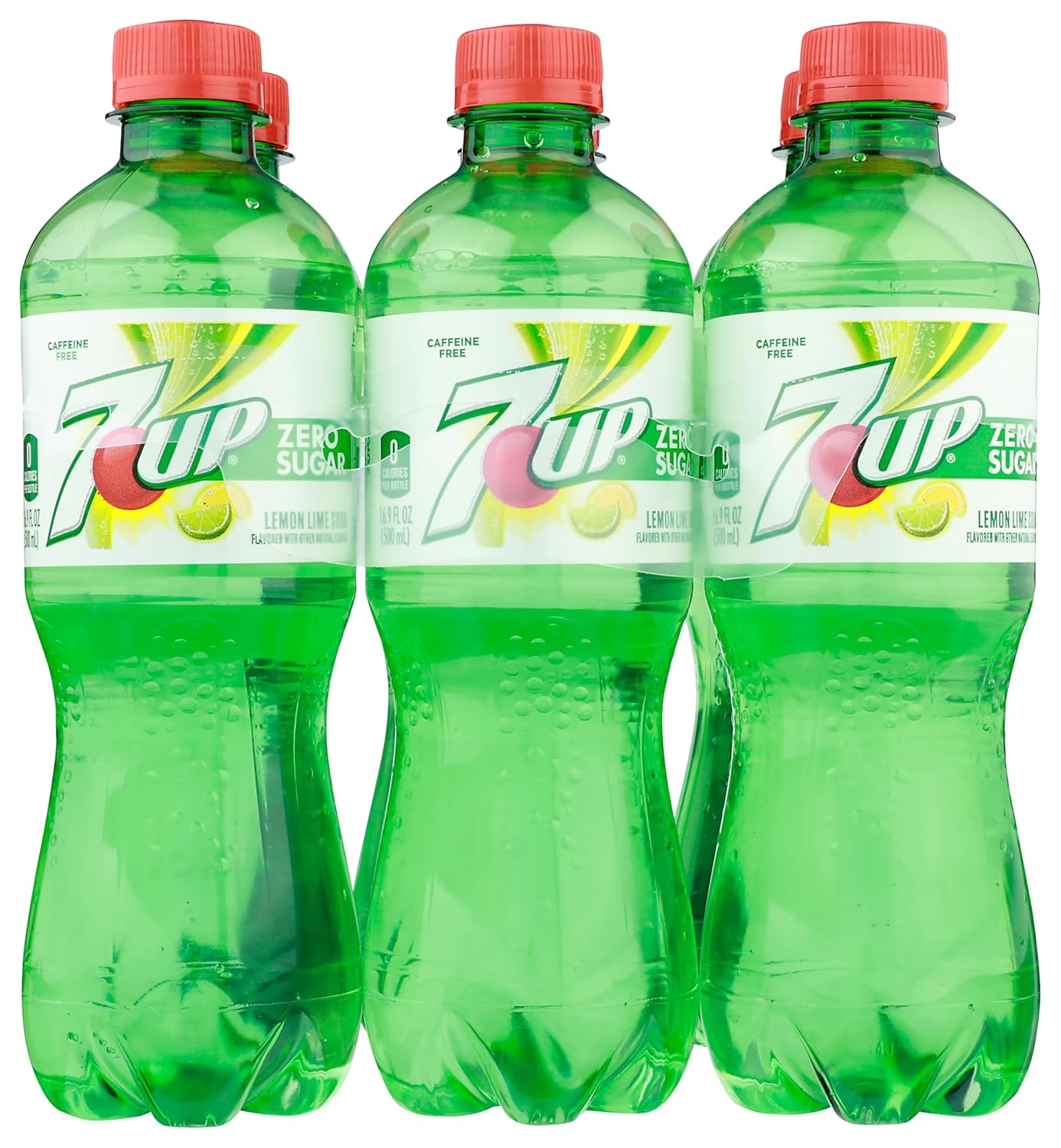 Amazon.com : 7UP Lemon Lime Soda, 16.9 Fl Oz Bottles, Pack of 6 ...