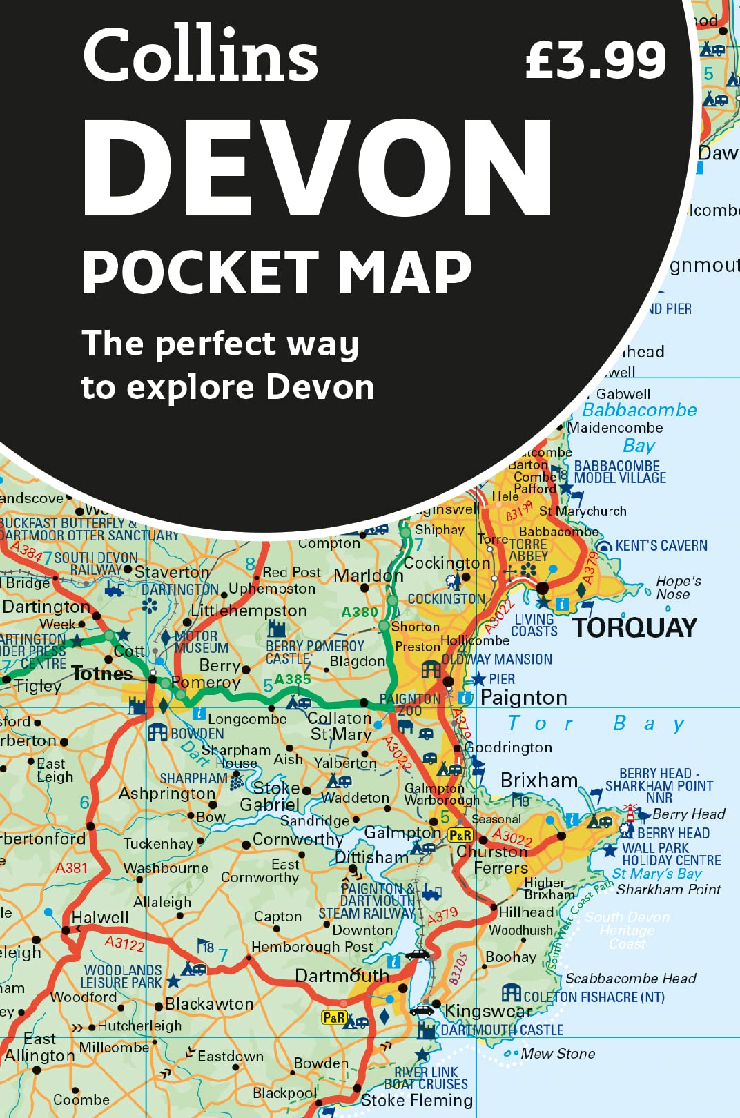 Devon Pocket Map: The perfect way to explore Devon: Amazon.co.uk ...