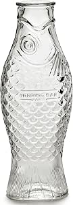 Amazon.com: Serax Glass Water Pitcher | Fish & Fish glassware by Paola ...