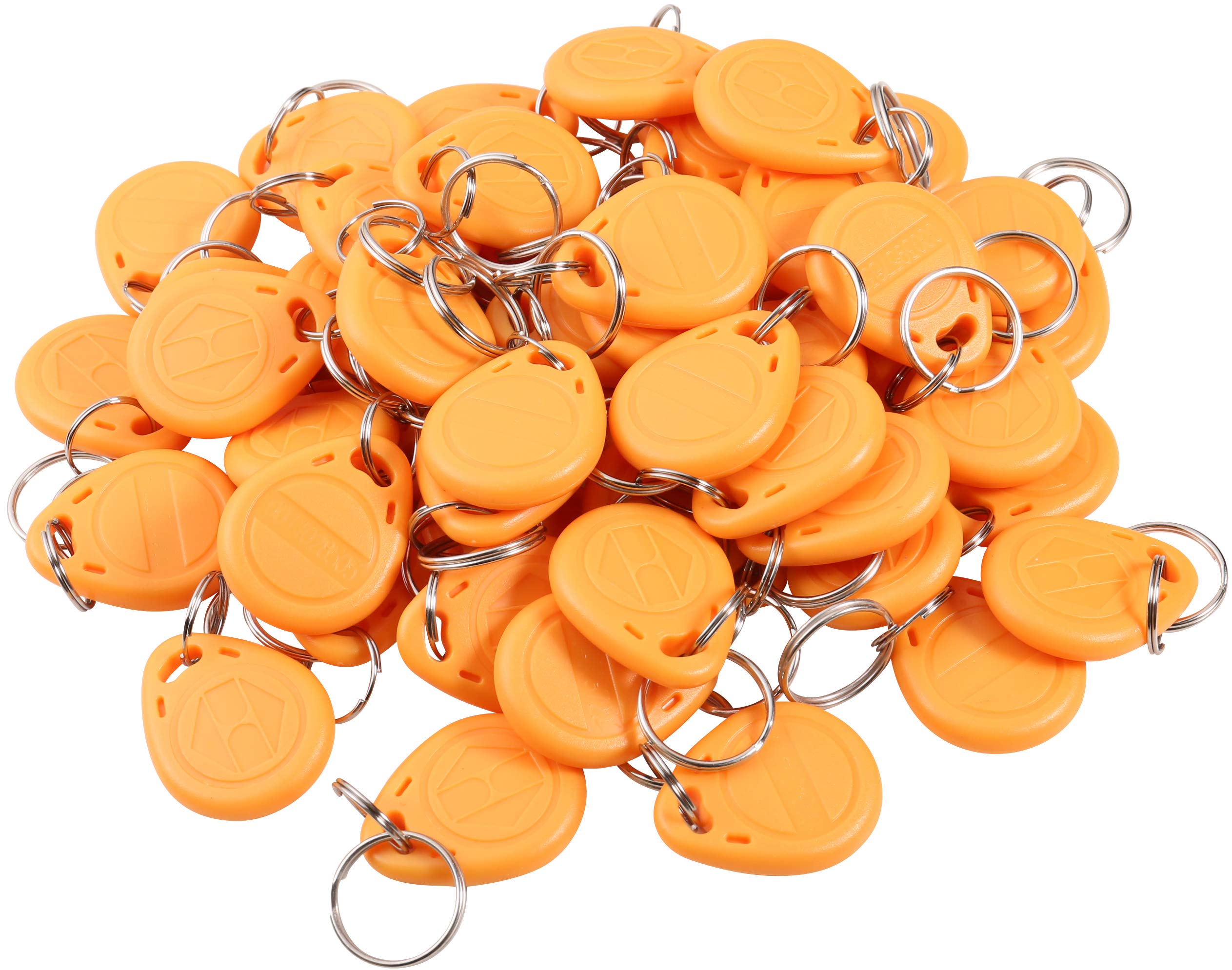 Security Token 100 Pcs EM 4100/4102 Keychains 125Khz RFID Proximity ID ...