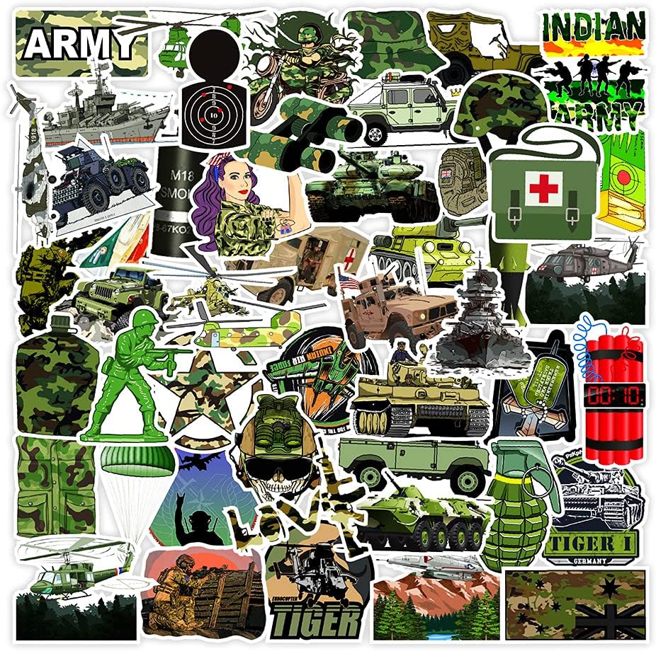 Amazon.com: Military Stickers for Laptop(50 Pcs),Gift for Teens Adults ...