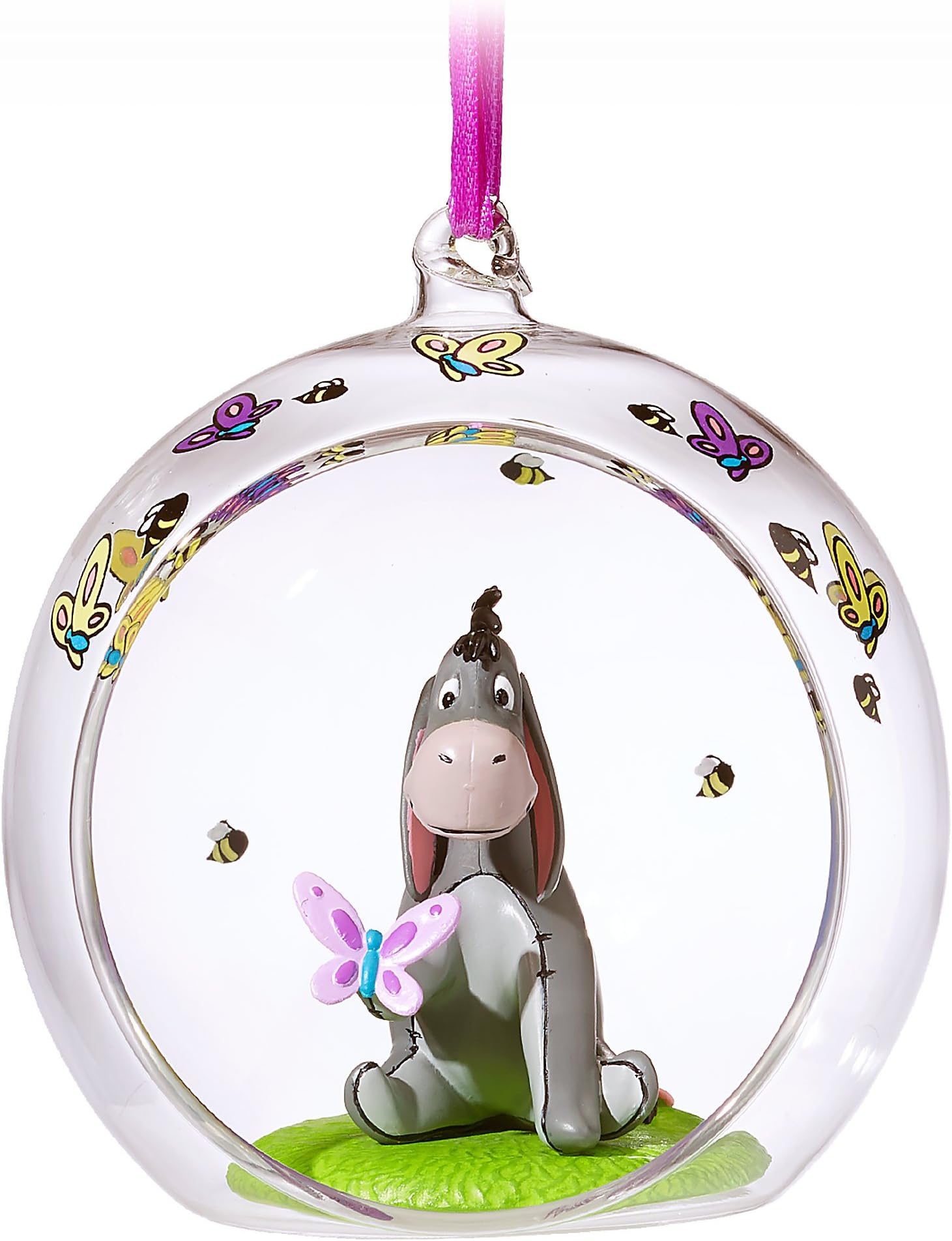 Amazon.com: Disney Eeyore Glass Globe Sketchbook Ornament - Winnie The ...