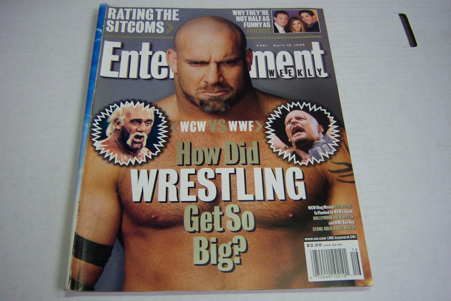 Entertainment Weekly April 1999 Wcw Vs. Wwf Goldberg (Entertainment ...