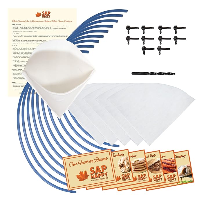 Amazon.com: Maple Syrup Tapping Kit - (10) Taps for Maple Trees, (10) 3 ...
