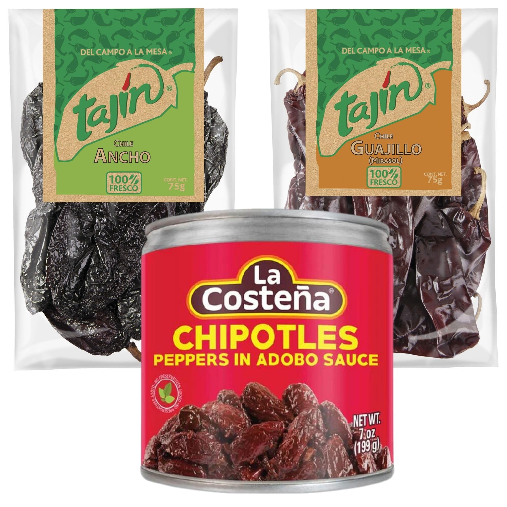 Mexican Chilli Bundle containing La Costena Chipotles in Adobo 199g ...