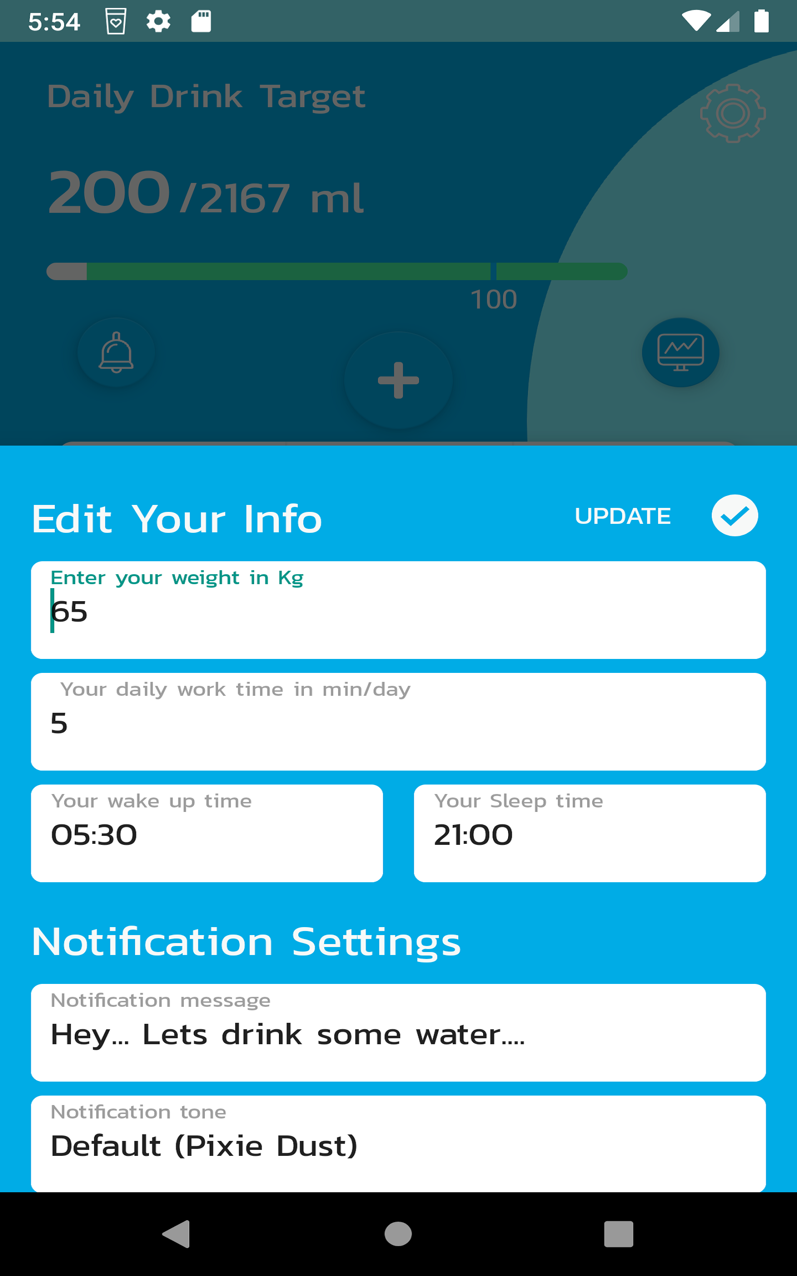 Daily Water Drink Tracker and Reminder - App on Amazon Appstore